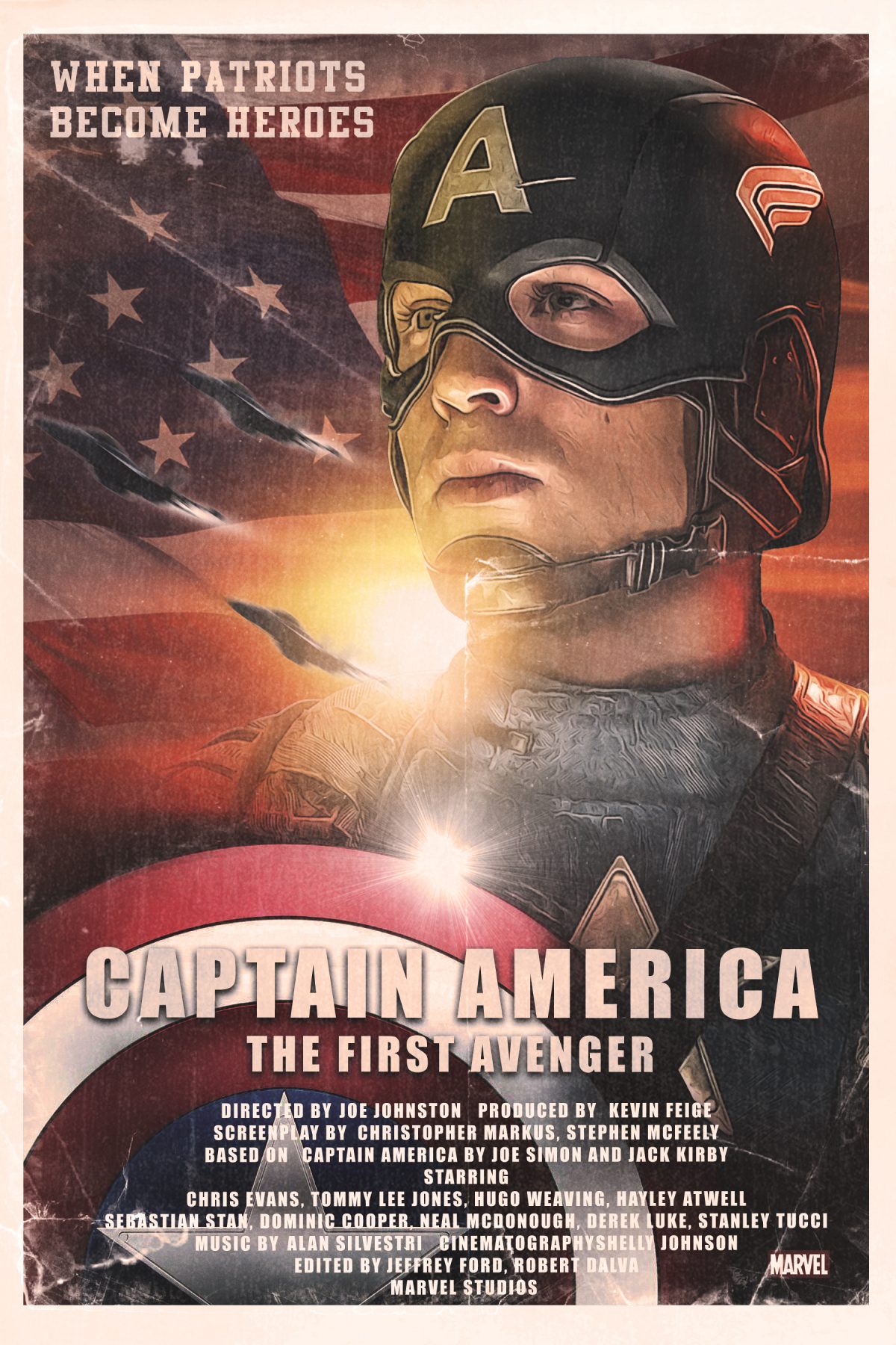 1980s Captain America - The First Avenger - PosterSpy