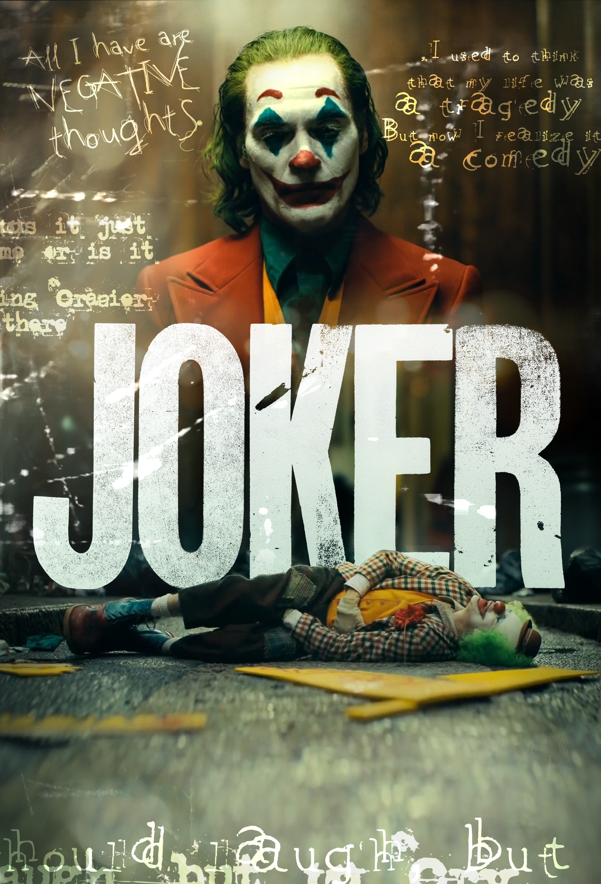 Joker - Negative Thought | Poster By Joao
