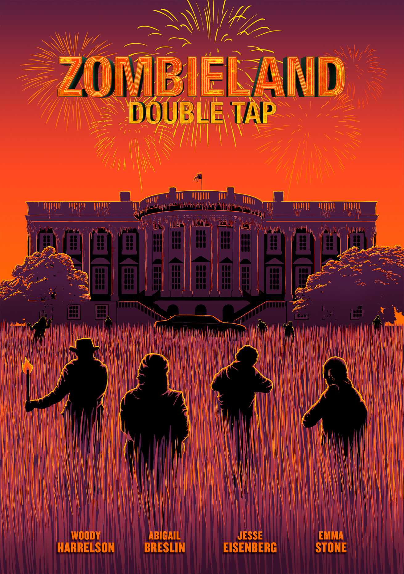 Zombieland Double Tap | Poster By Orlando Copali Velasquez
