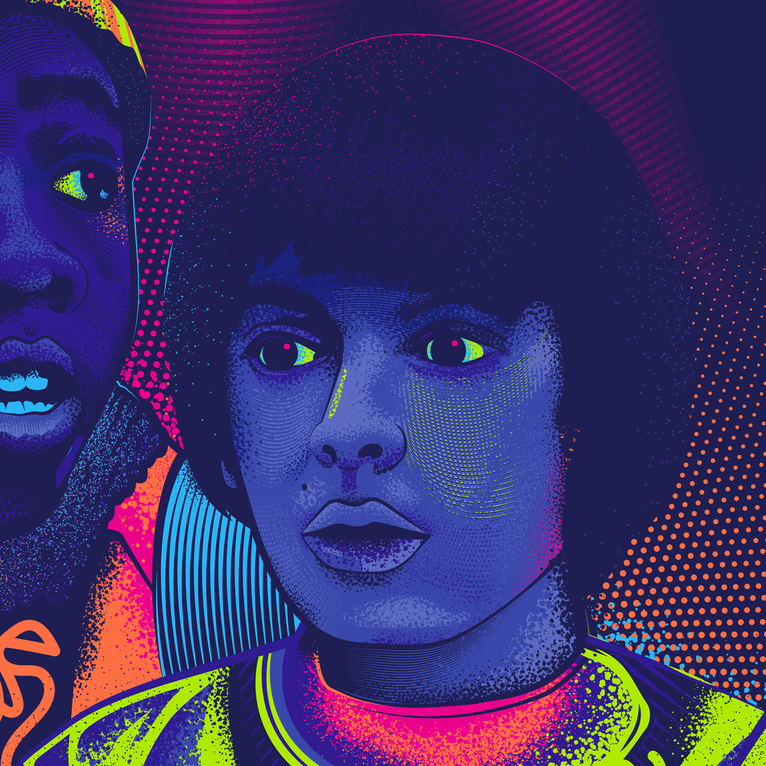 Stranger Things - Neon Visions | Poster By Si Heard