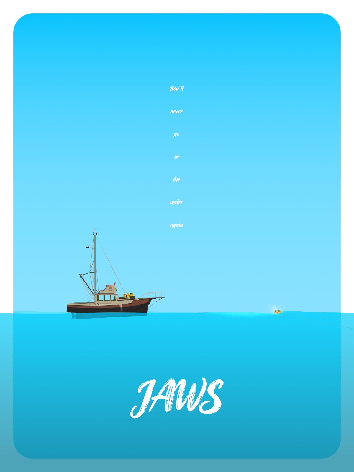 JAWS | Poster By Kieranballmedia