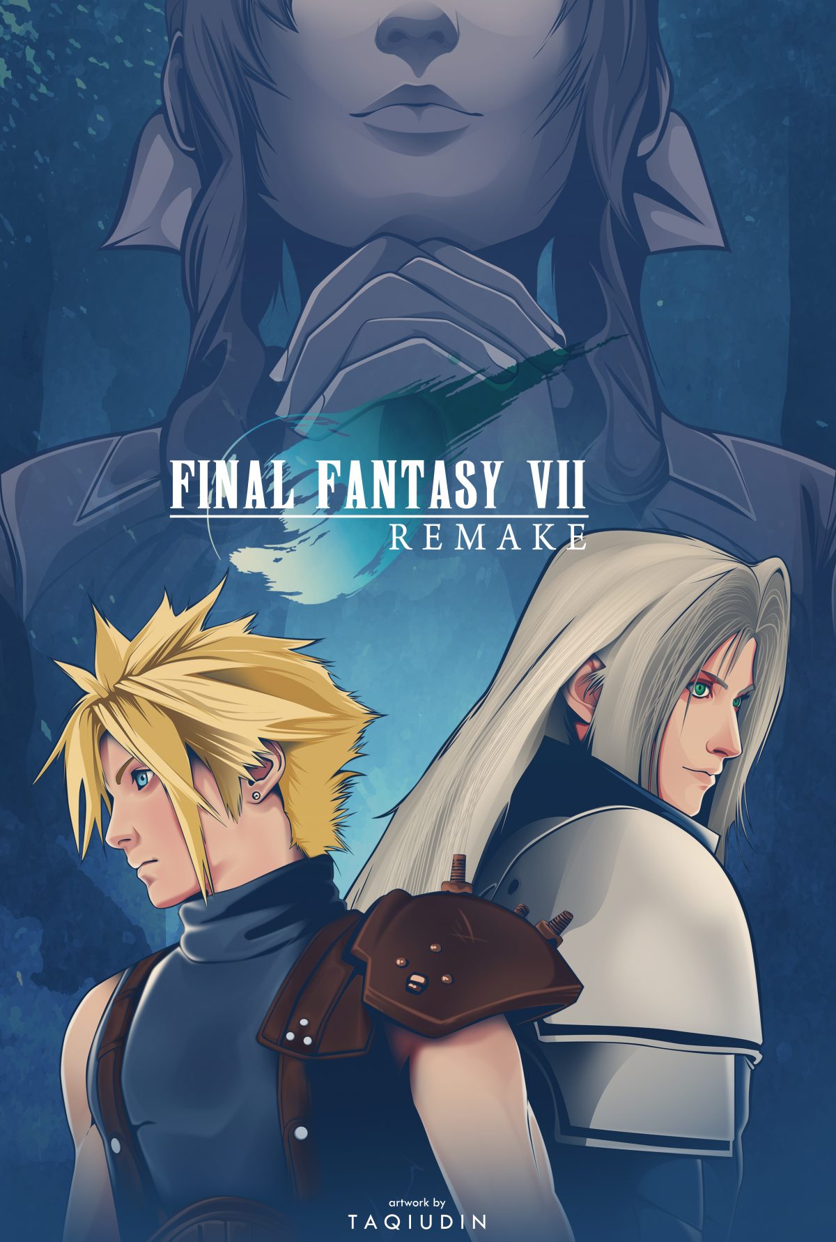 final fantasy vii remake alternative poster - PosterSpy