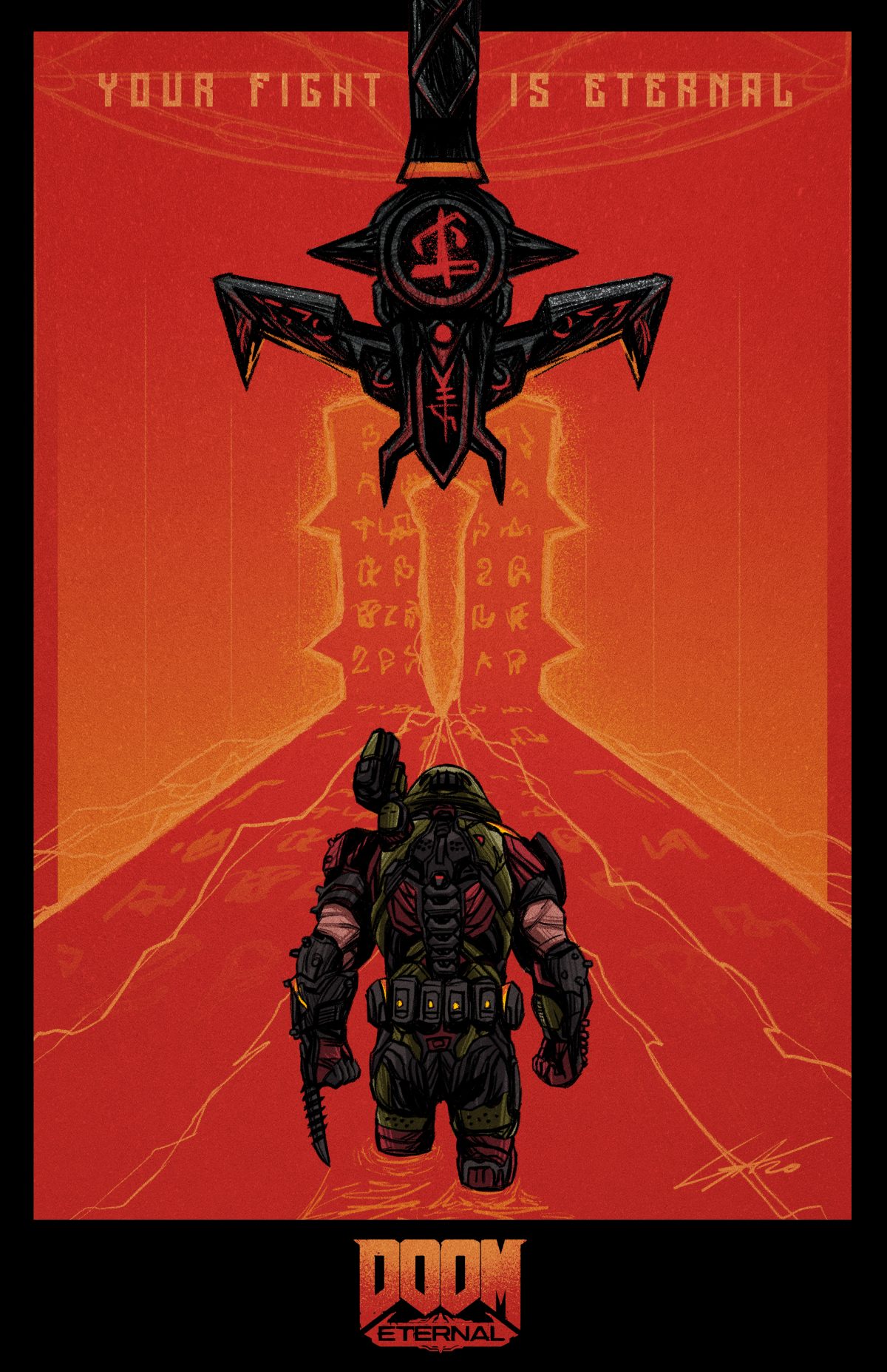 DOOM ETERNAL AP | Poster By Hemphill Designs