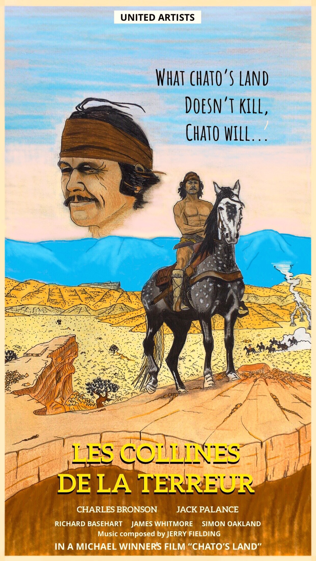 Chato’s Land 1972 Final Cut | Poster By Laurent Carbonelle
