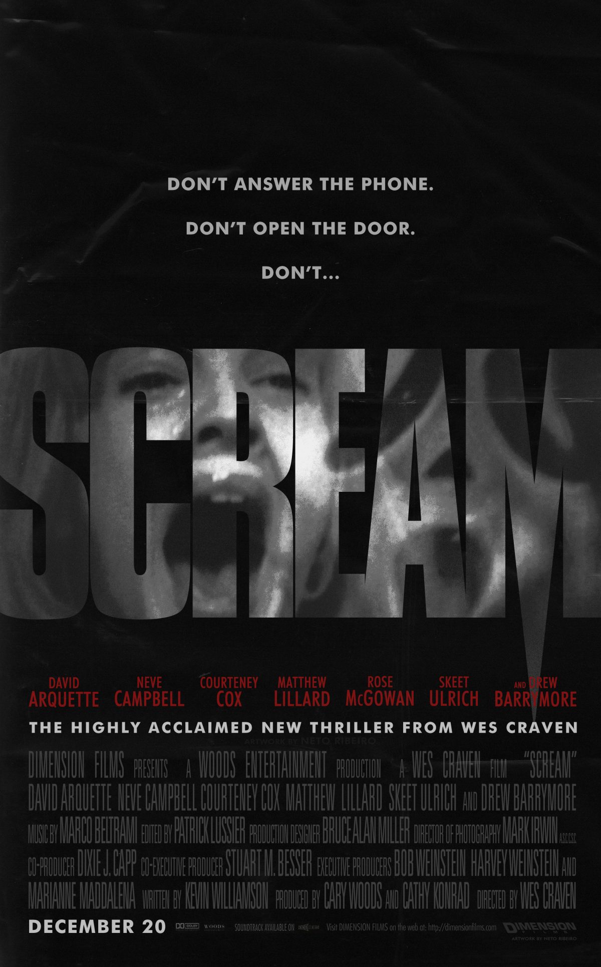 Scream (1996) - Alternative Poster - PosterSpy