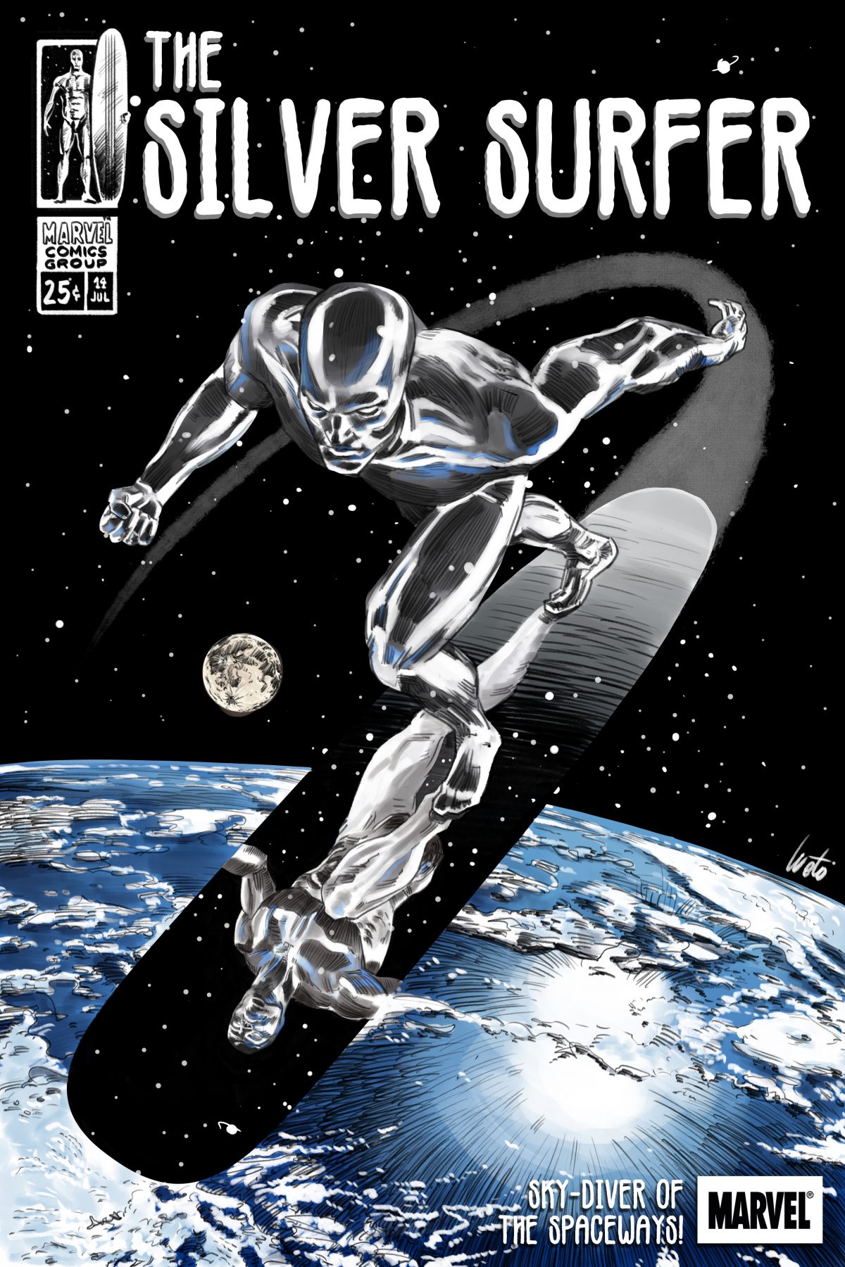 The Silver Surfer | Poster By Hueto