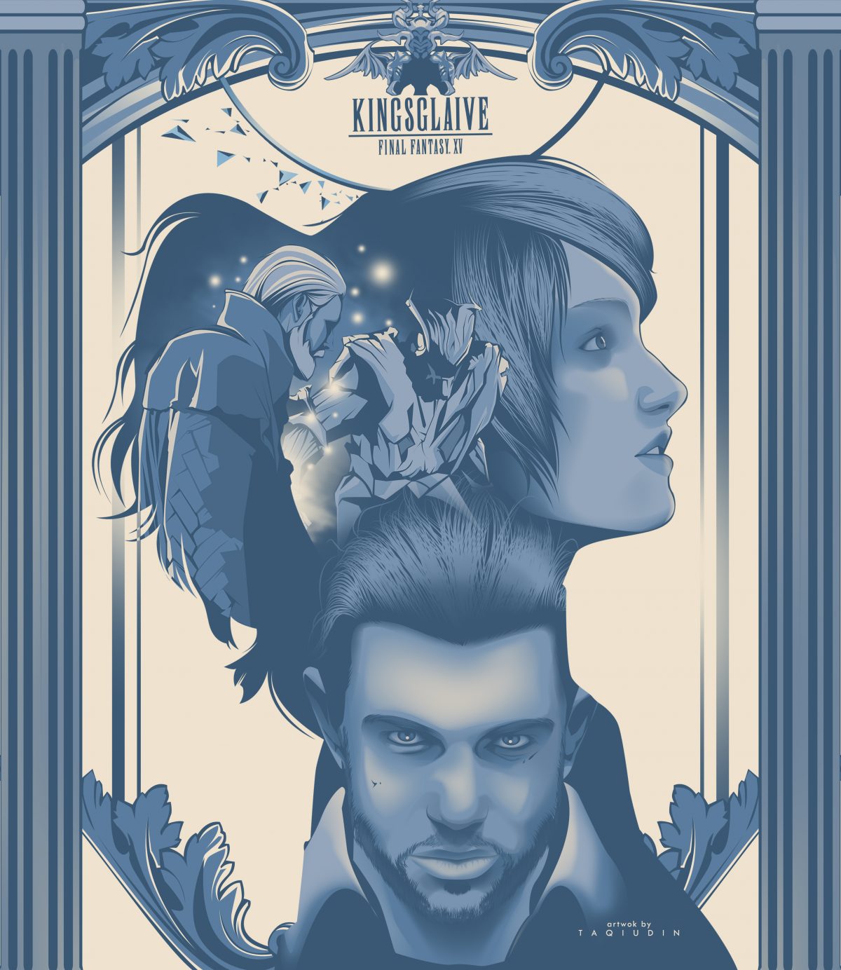 Kingsglaive Final Fantasy Xv (2016) | Poster By Taqiudin