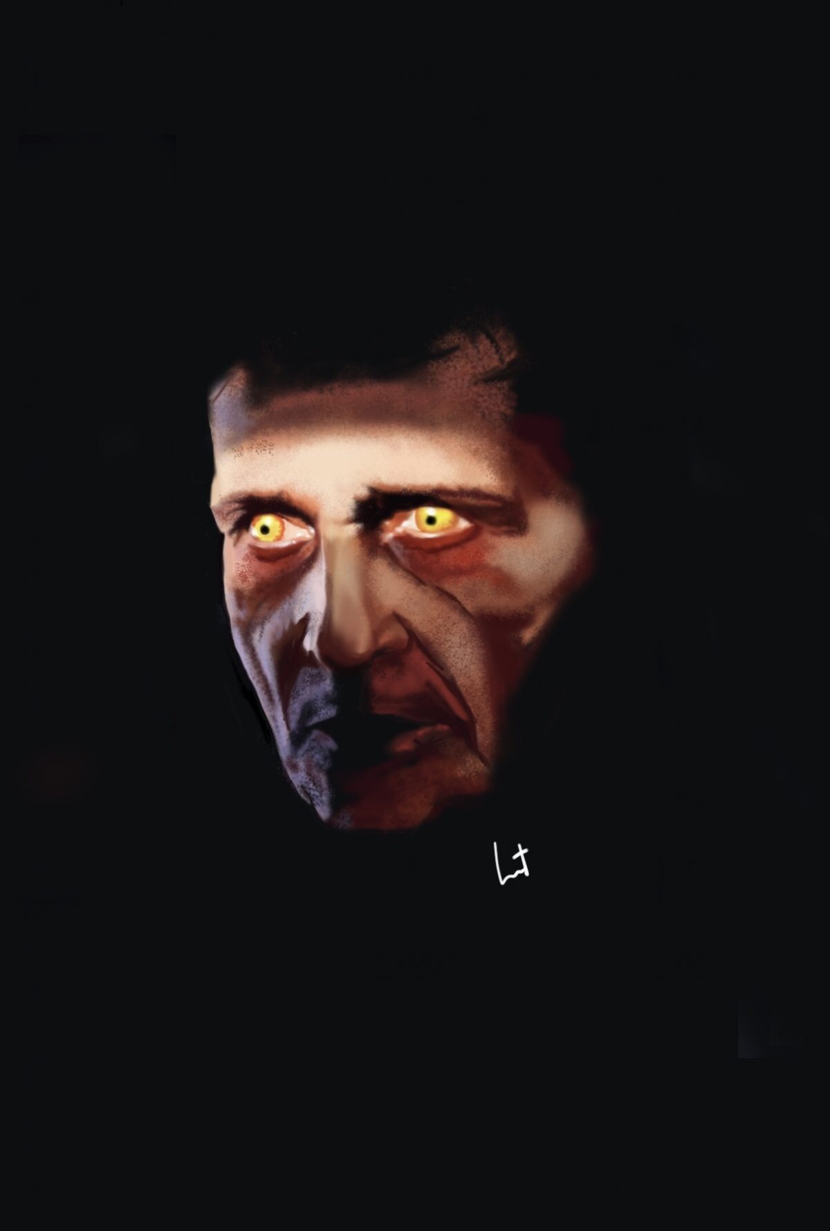 Father Karras Devilized / Jason Miller - The Exorcist 1973 | Poster By ...