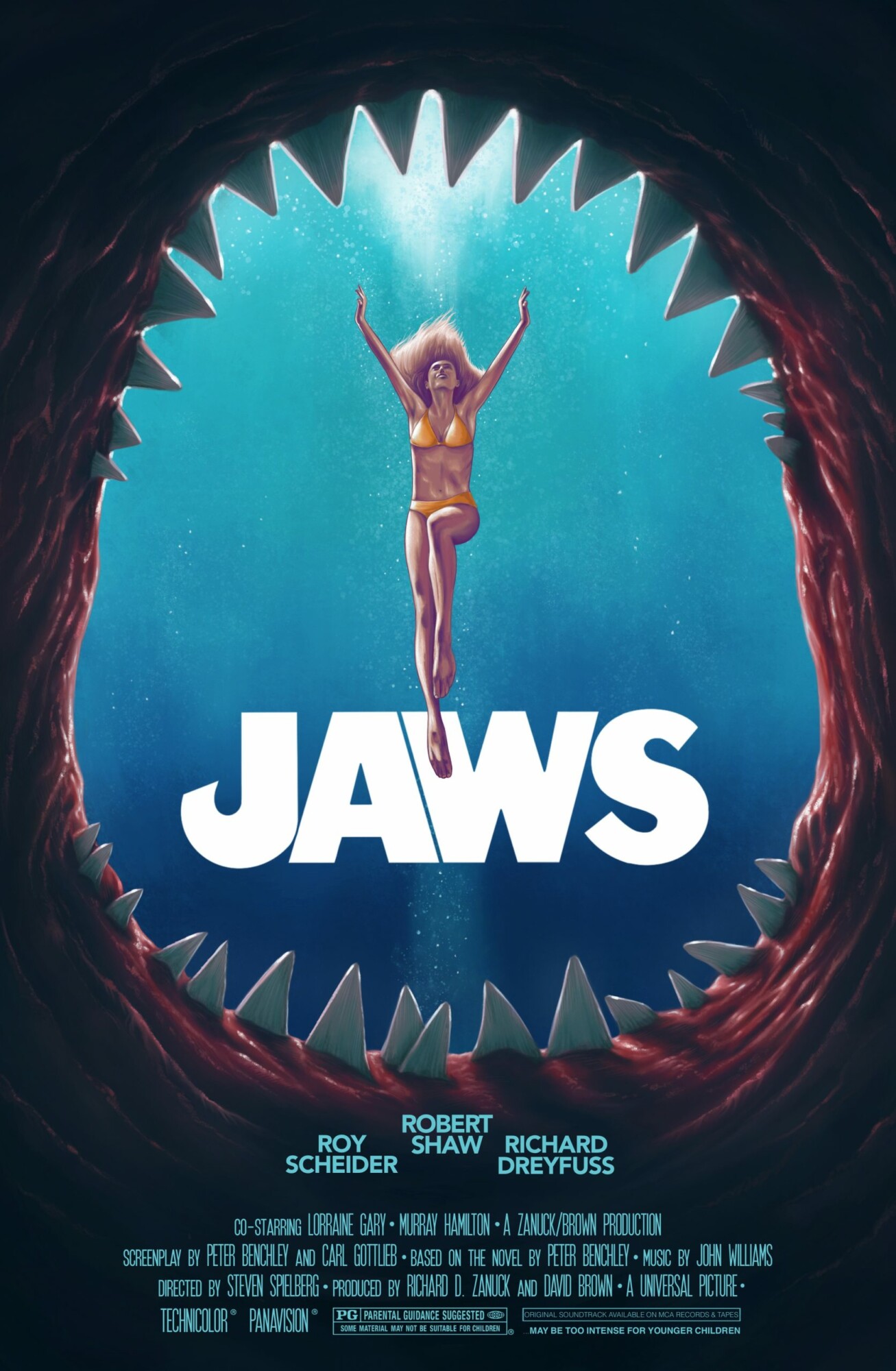 Jaws | Poster By Nickchargeart