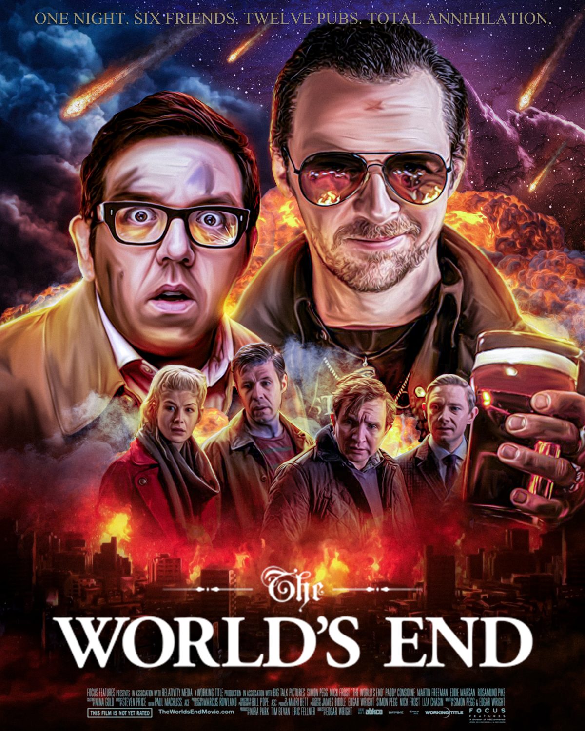 At World's End Alternate Poster | Poster By Neil Fraser Graphics