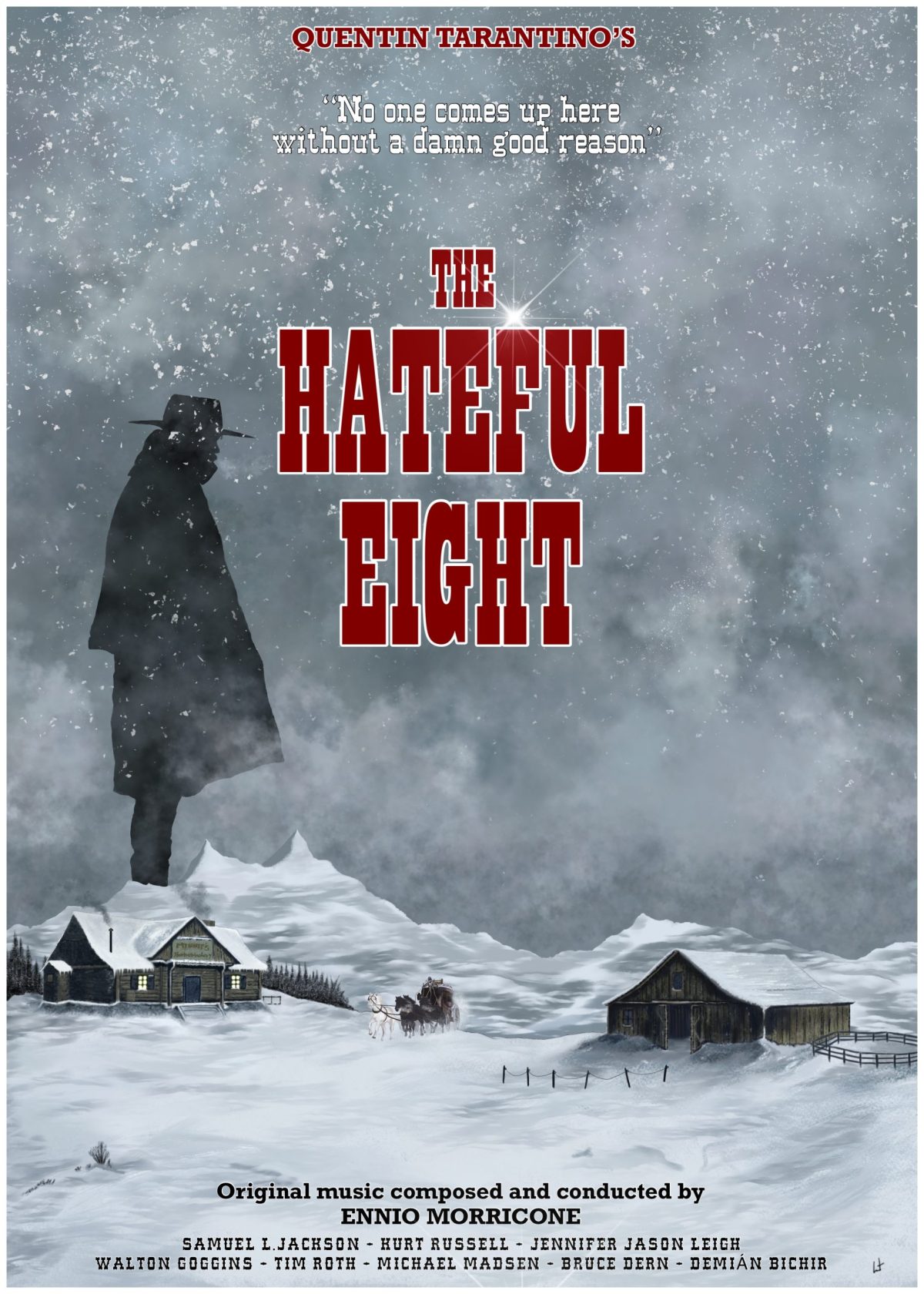 The Hateful Eight Alternative Poster - Final Cut ! | Poster By Laurent ...