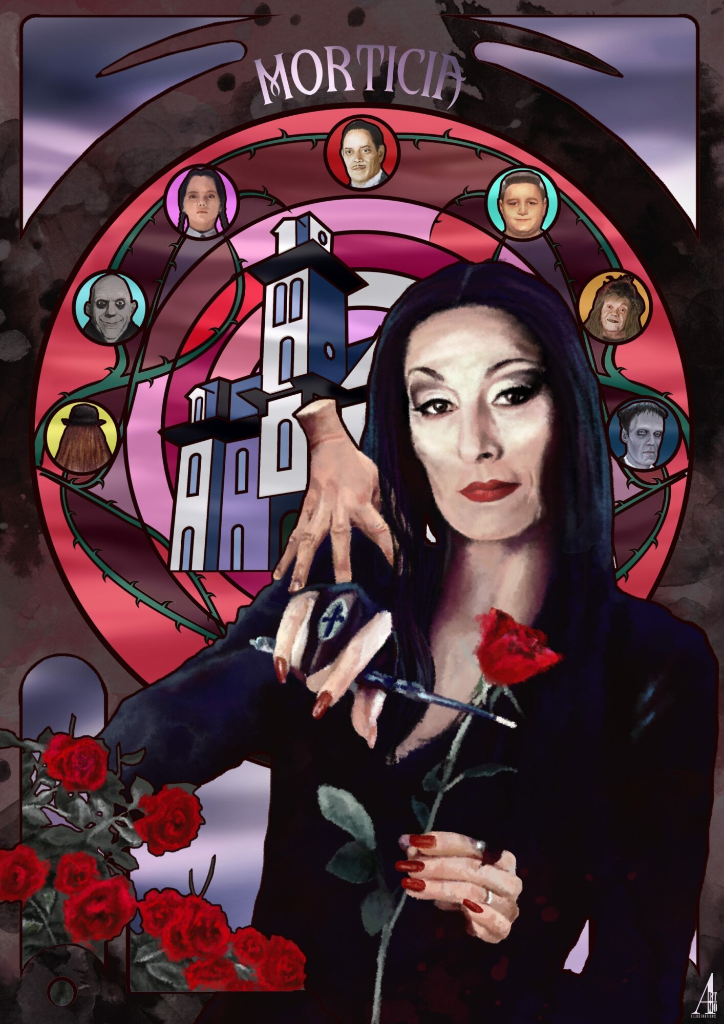 Morticia | Poster By Artamo