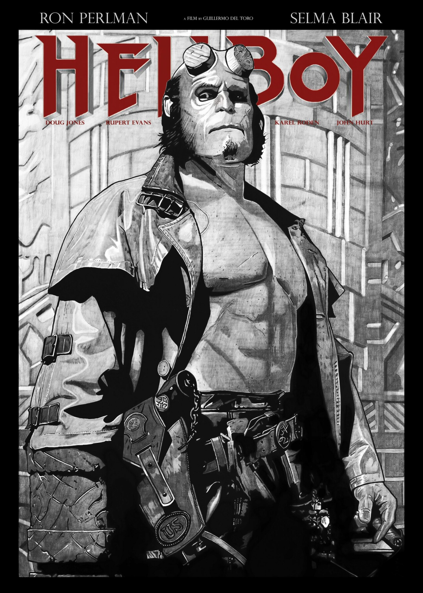 HELLBOY (2004) | Poster By Carles Ganya