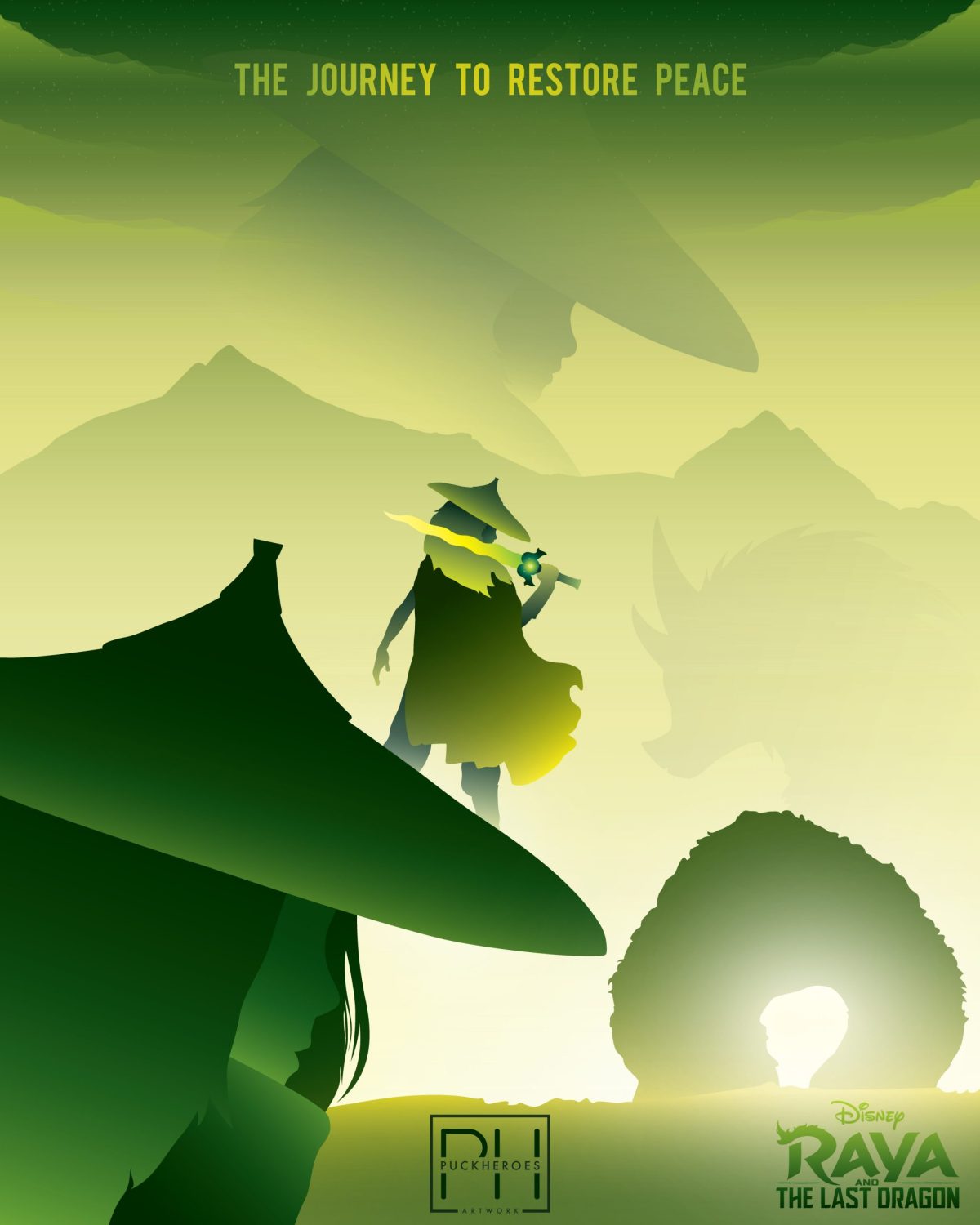 Raya And The Last Dragon | Poster By Puckheroesart