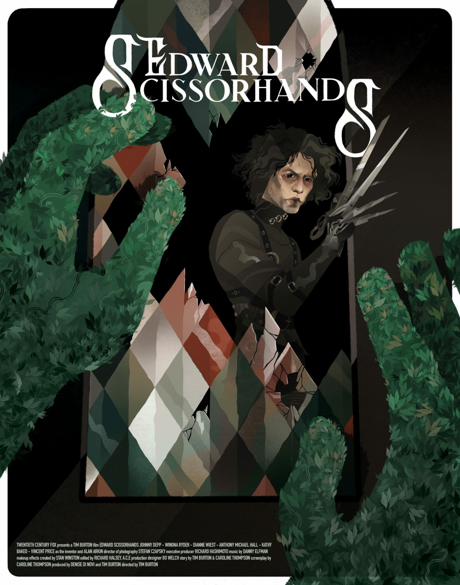 Edward Scissor Hands | Poster By Audreyestok