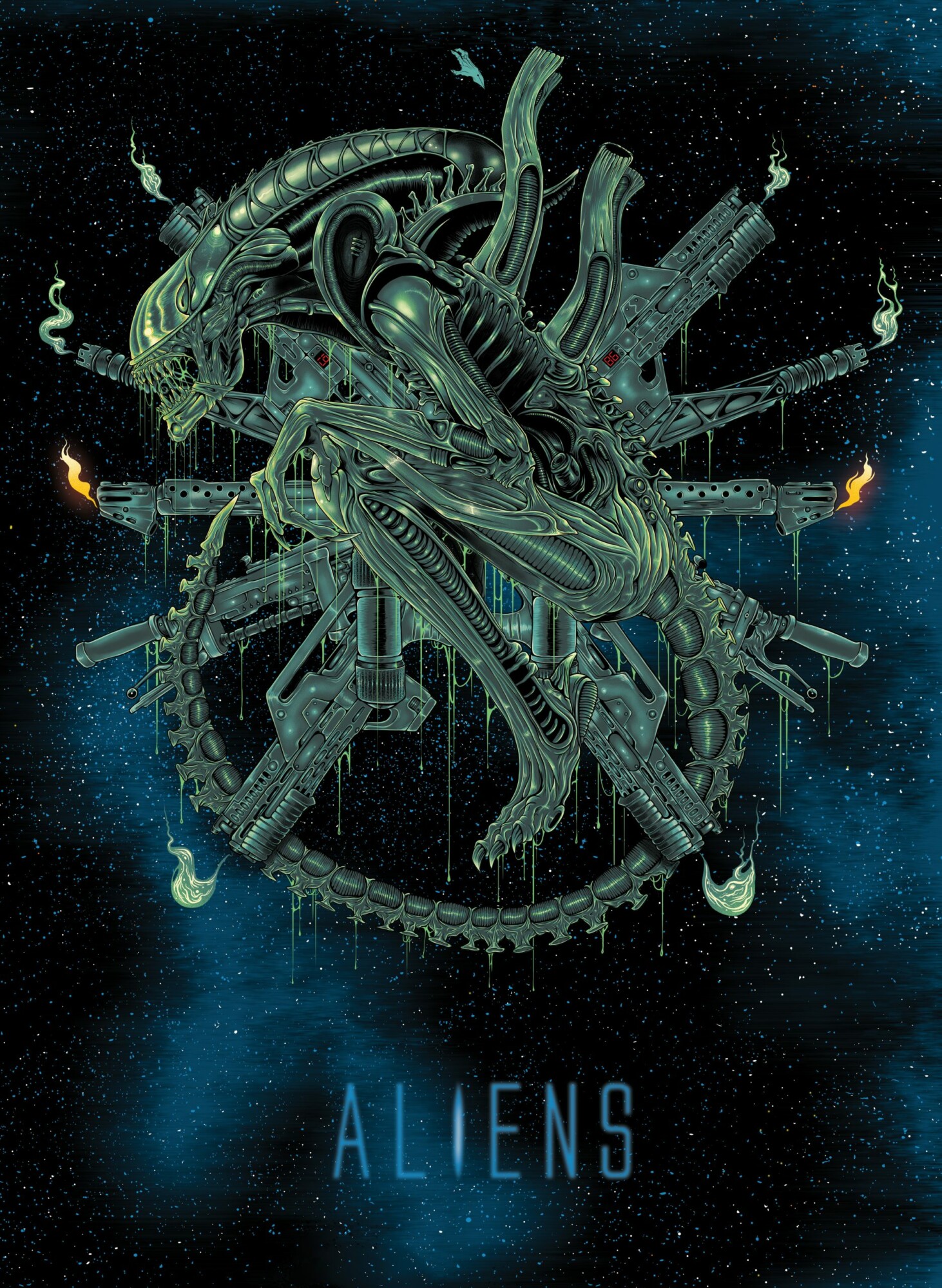 ALIENS | Poster By Joshbeamish
