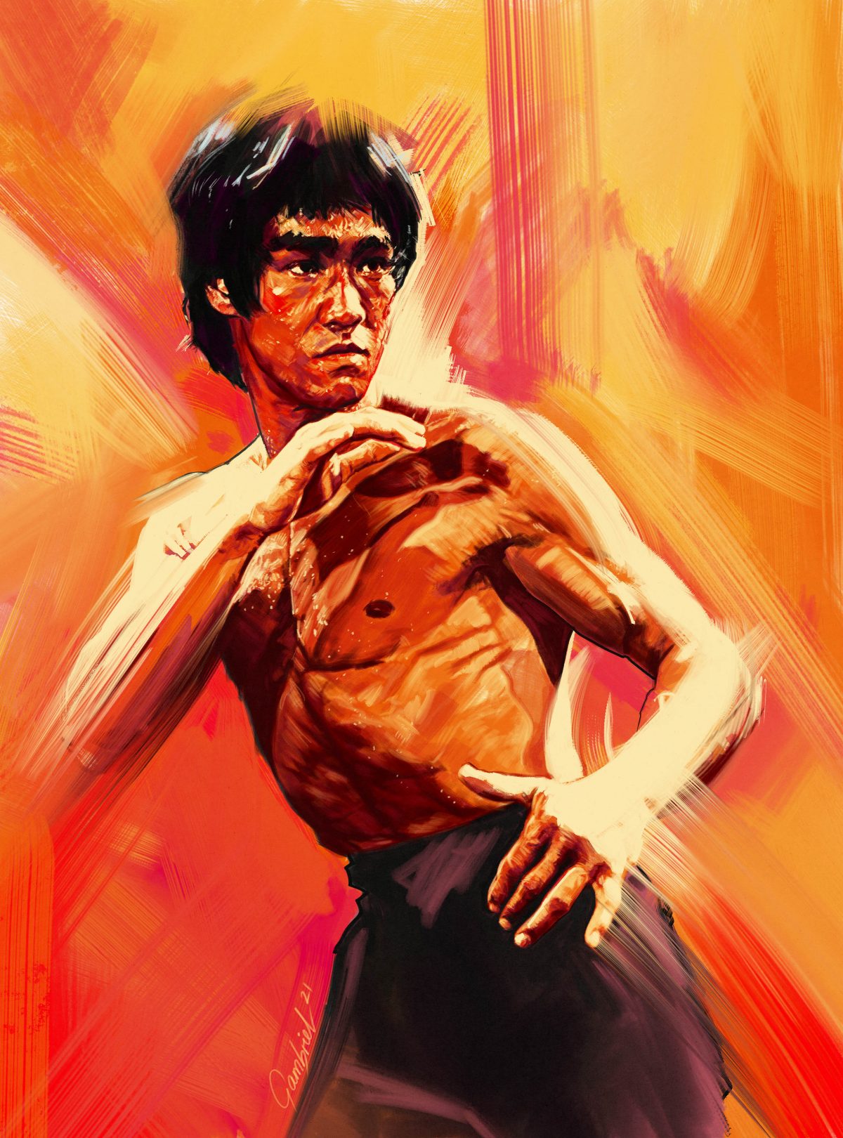 Bruce Lee | Poster By Mike Gambriel