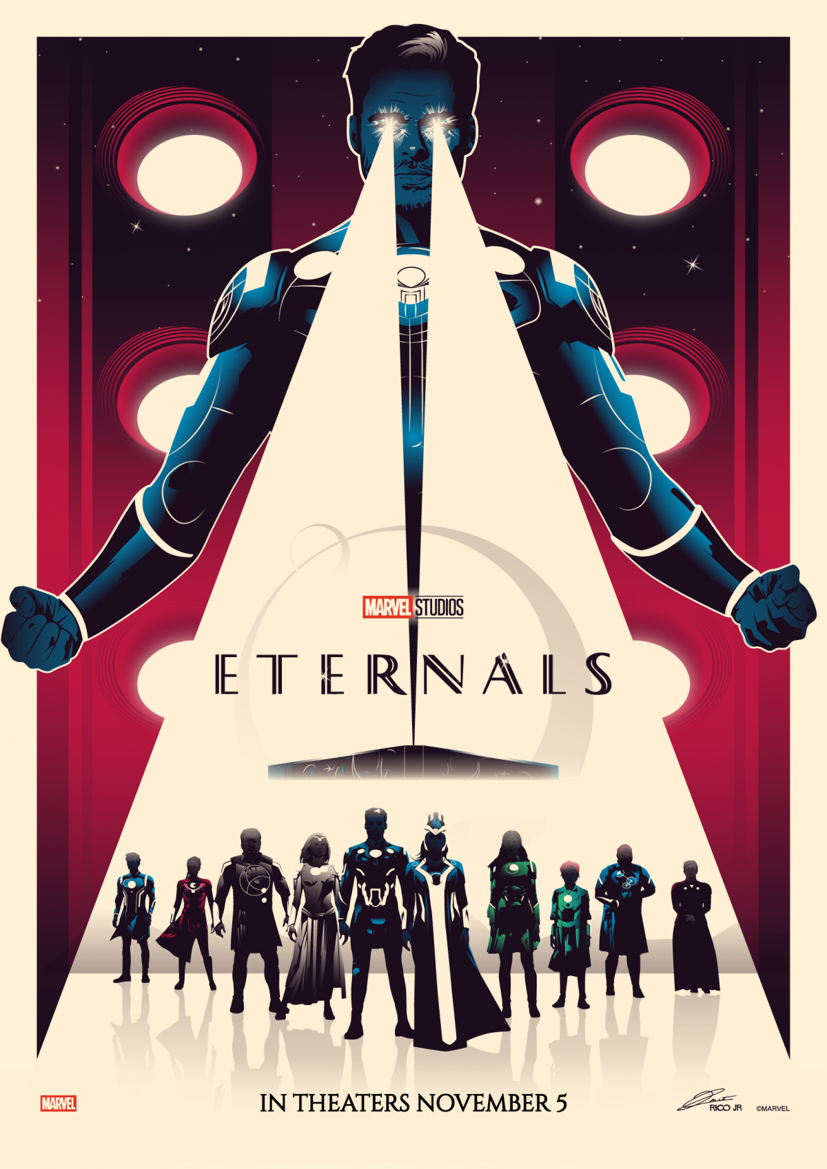 Marvel Studios ETERNALS Poster Art | Poster By Rico Jr