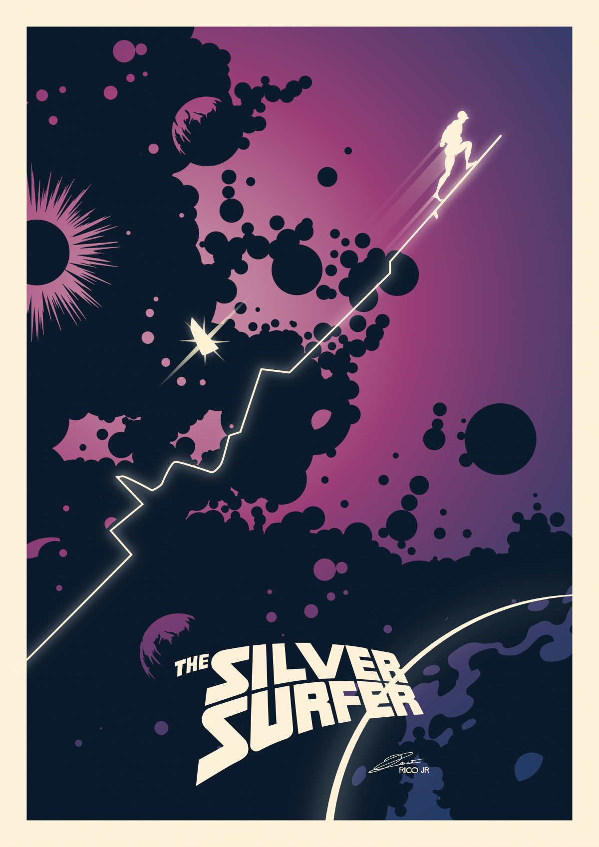 SILVER SURFER Poster Art | Poster By Rico Jr