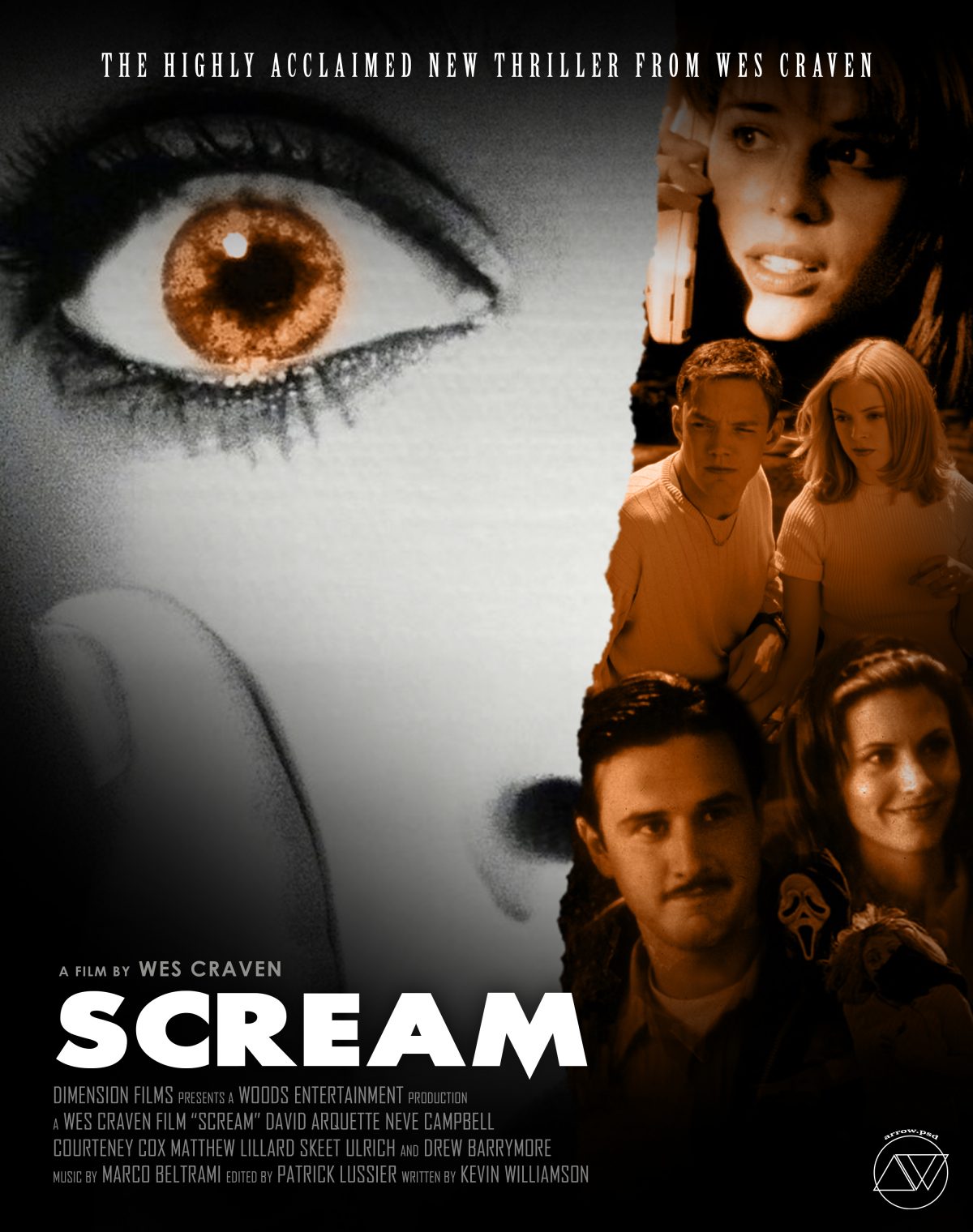 Scream (1996) | Poster By Arrow
