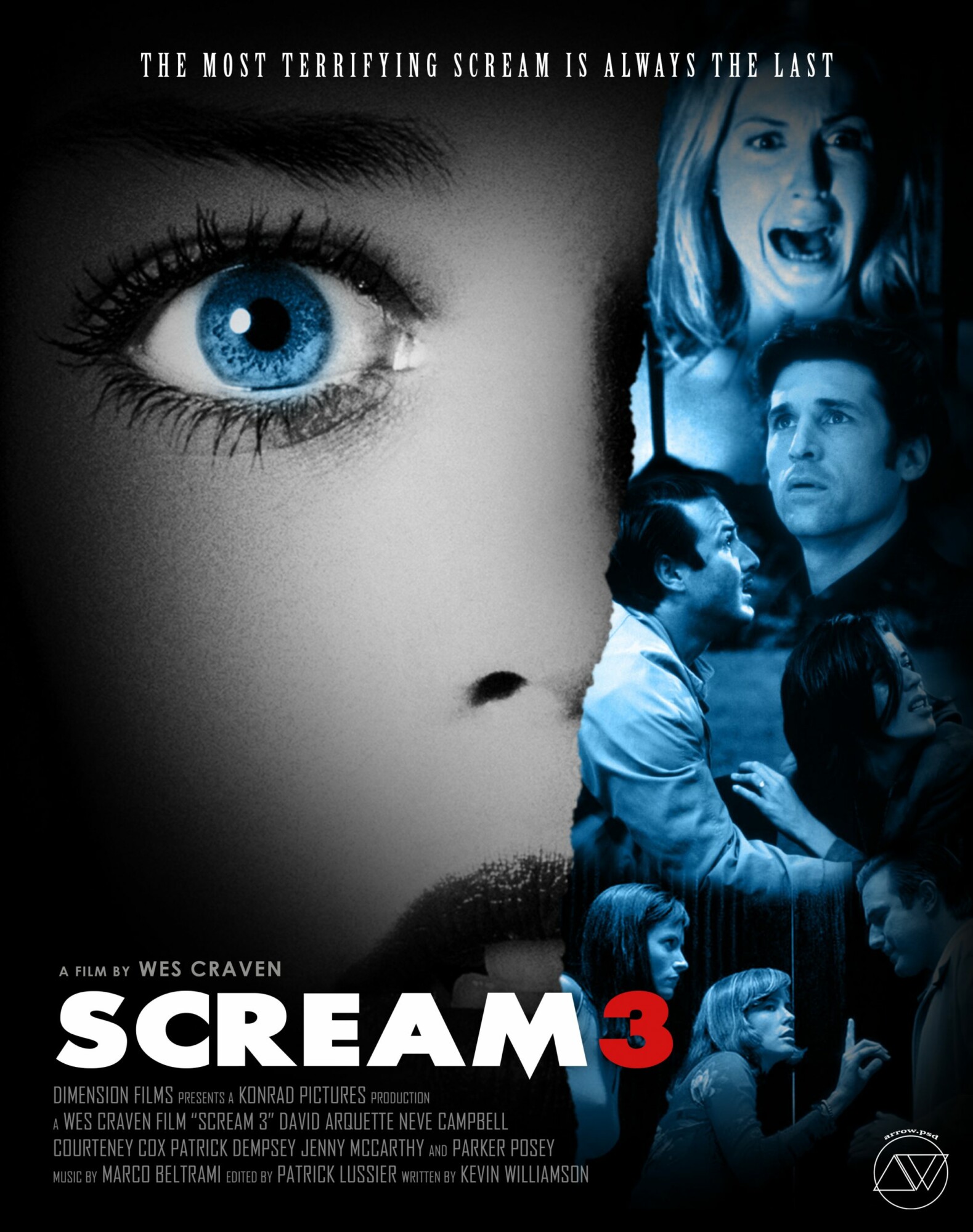 Scream 3 (2000) | Poster By Arrow