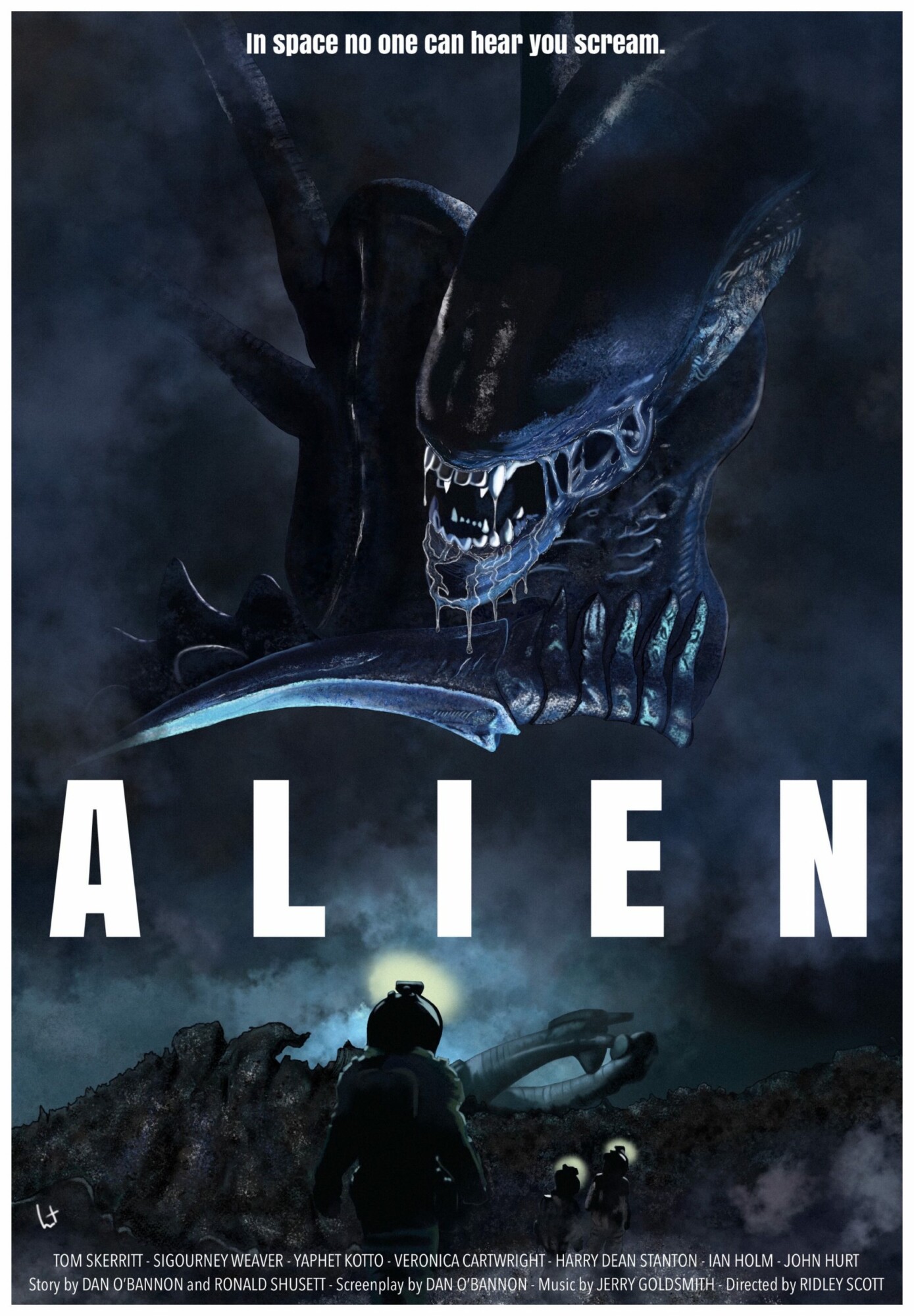 Alien | Poster By Laurent Carbonelle