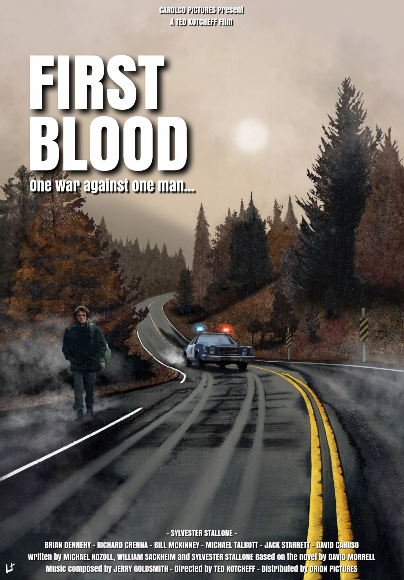 First Blood | Poster By Laurent Carbonelle