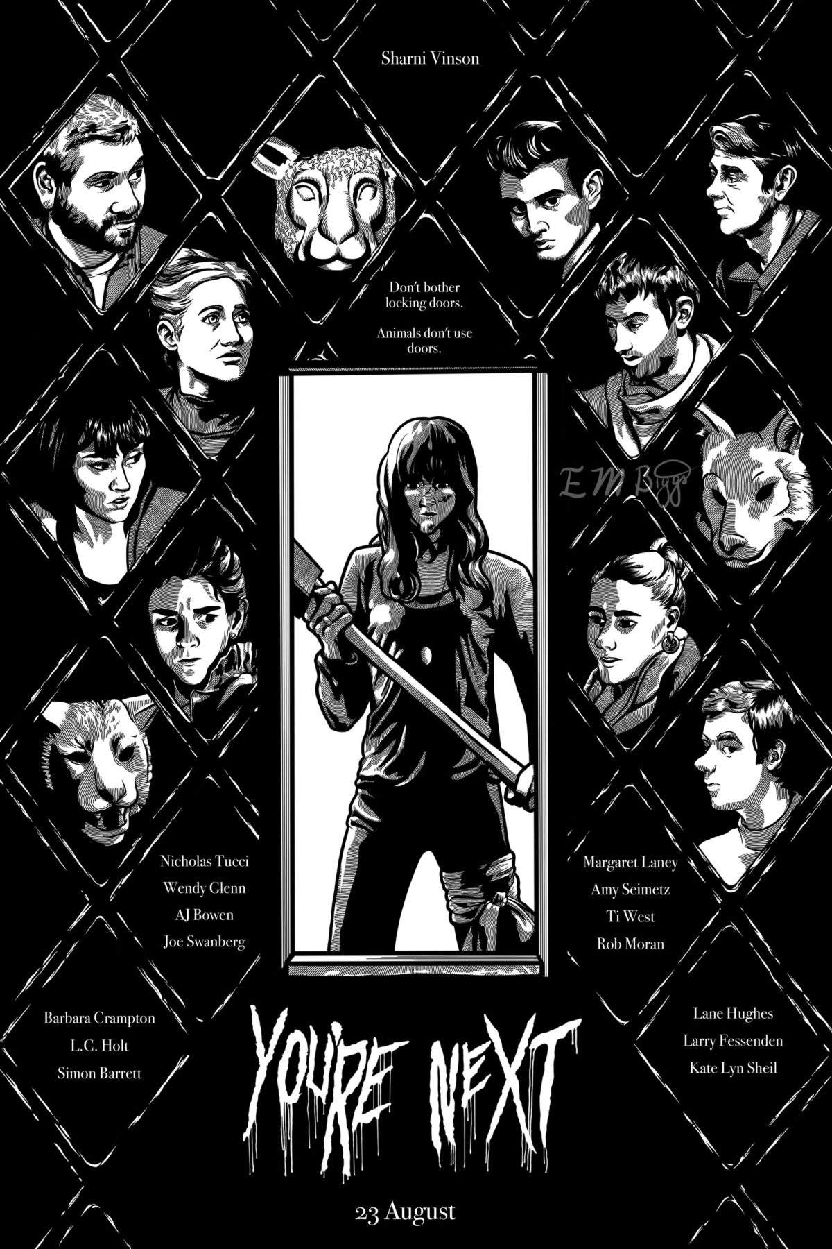 You're Next (2011) | Poster By EM