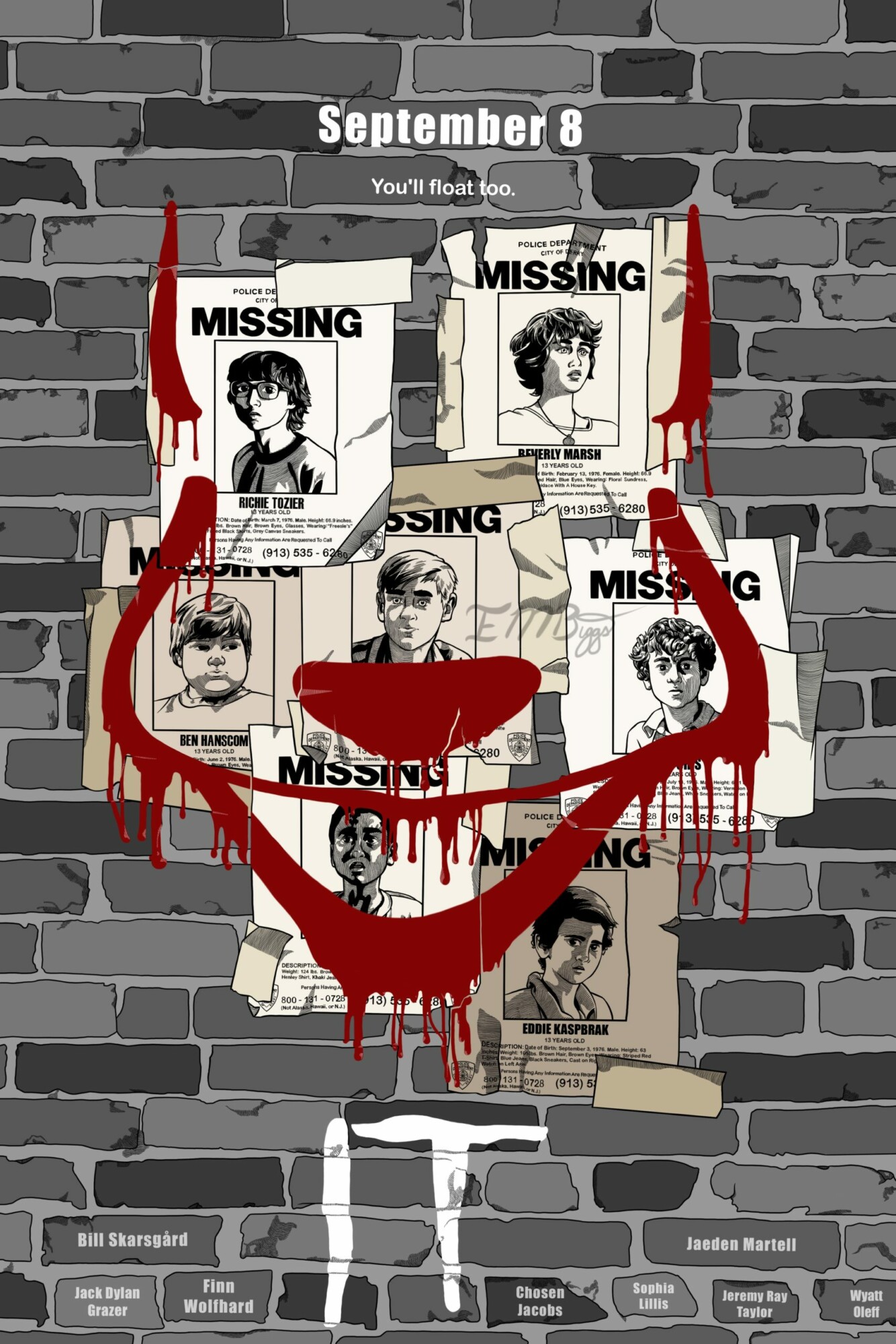 It: Chapter One (2017) | Poster By EM