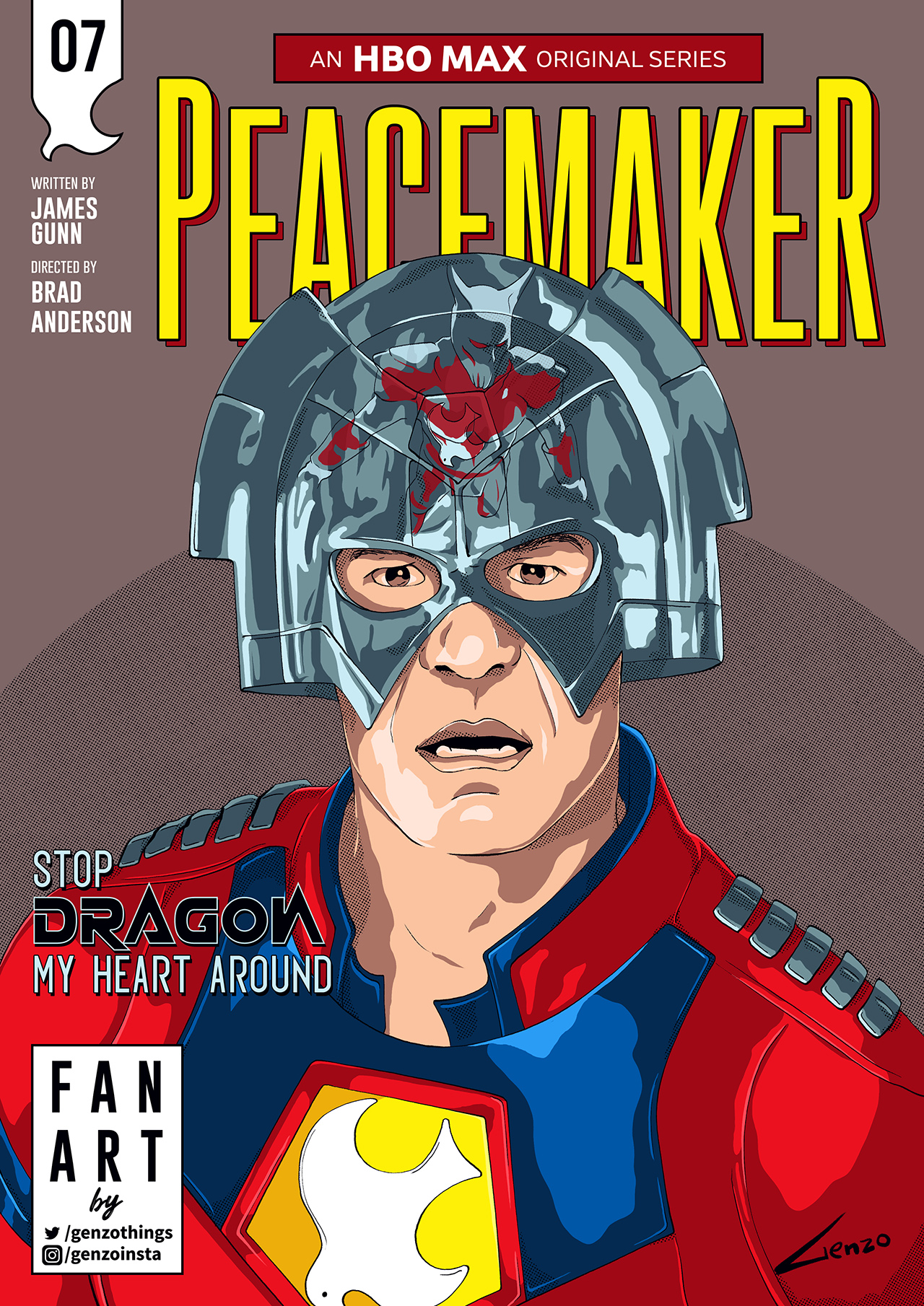 Illustrator Pays Tribute To Every Peacemaker Episode In Glorious Poster ...