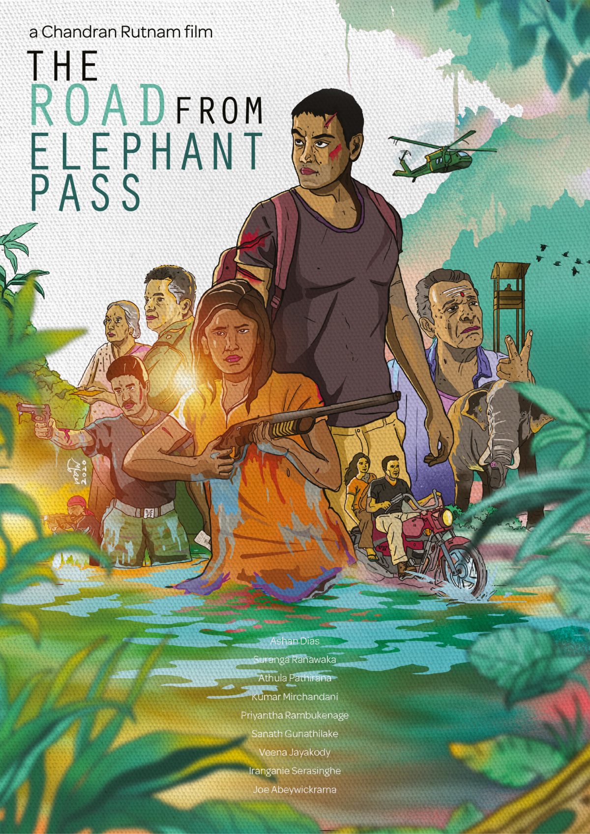 The Road To Elephant Pass(2008) | Poster By Shakya_TM