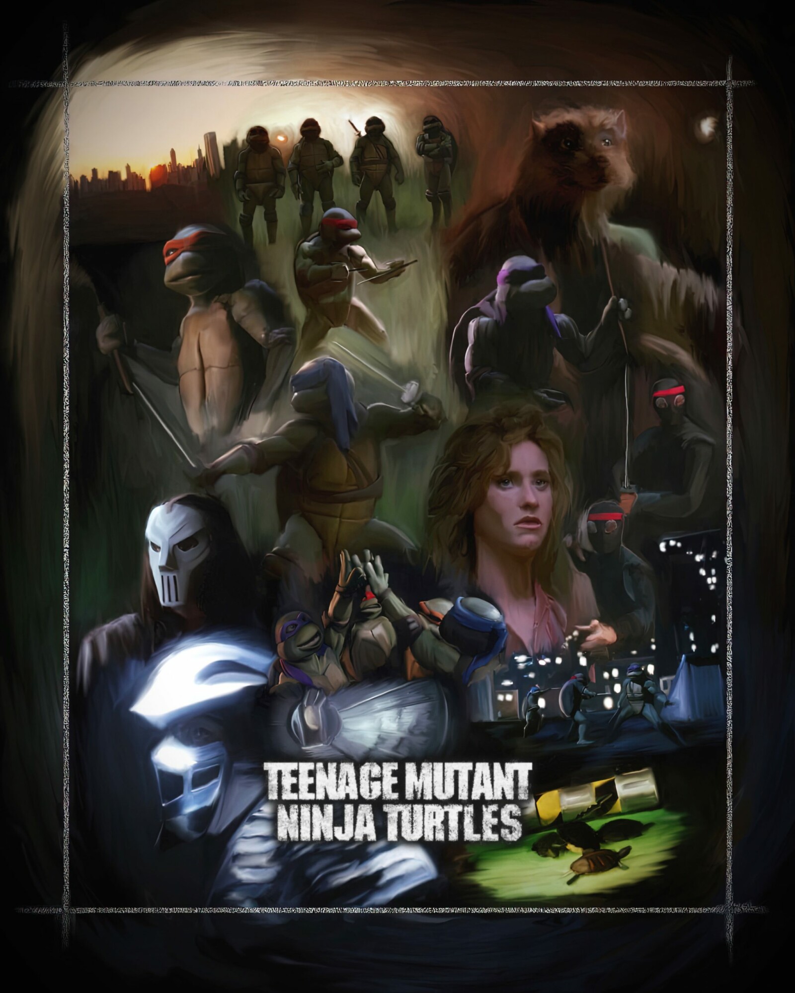 Teenage Mutant Ninja Turtles 1990 | Poster By John Dunn