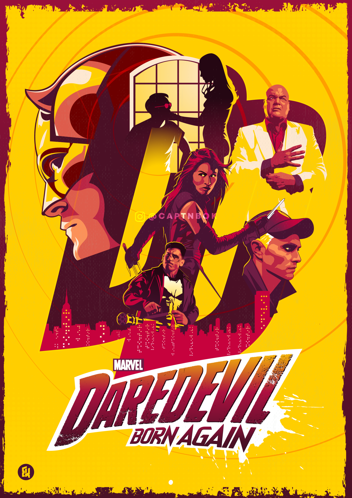 Daredevil : Born Again | Poster By Bok