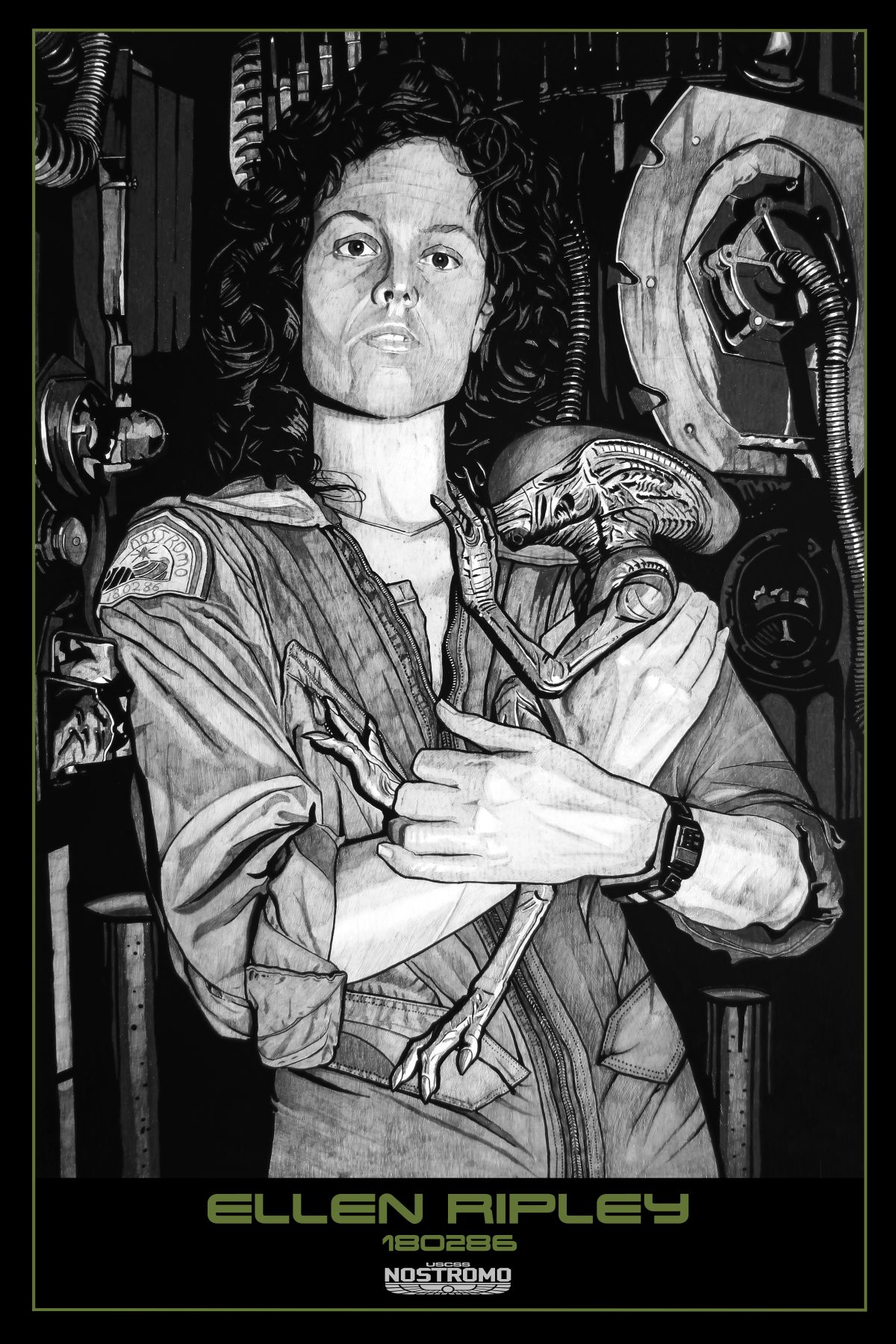 ALIEN | Poster By Carles Ganya