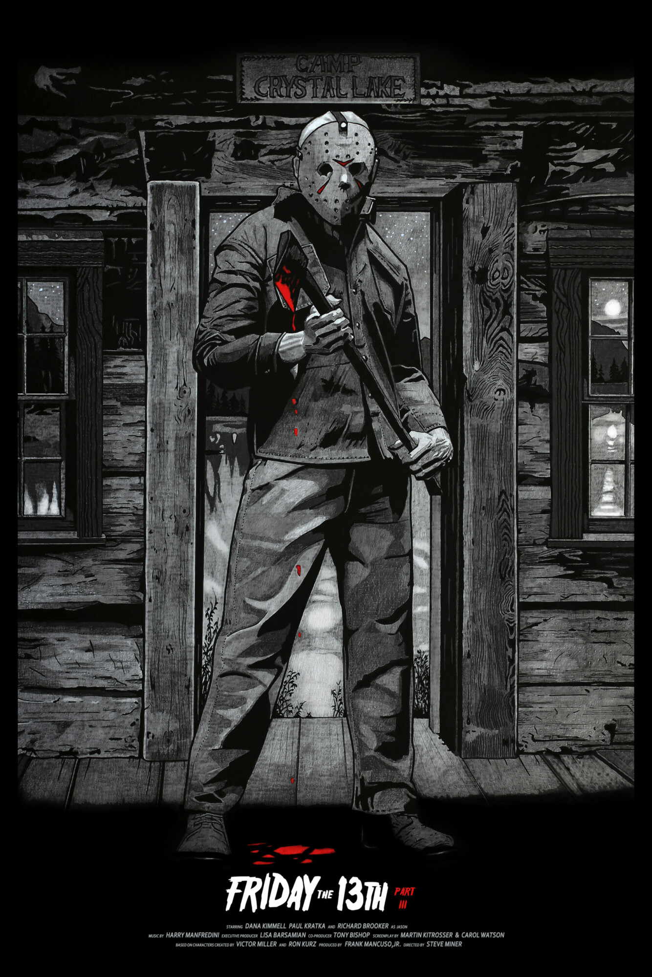 FRIDAY THE 13Th – PART III | Poster By Carles Ganya FRIDAY THE 13Th – PART III | Poster By Carles Ganya