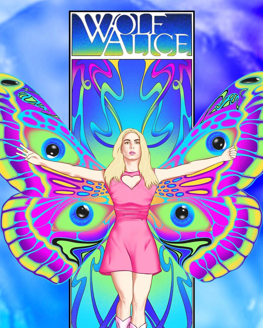 Poster Wolf Alice On Tour July 2022 | Poster By Fikrimenot