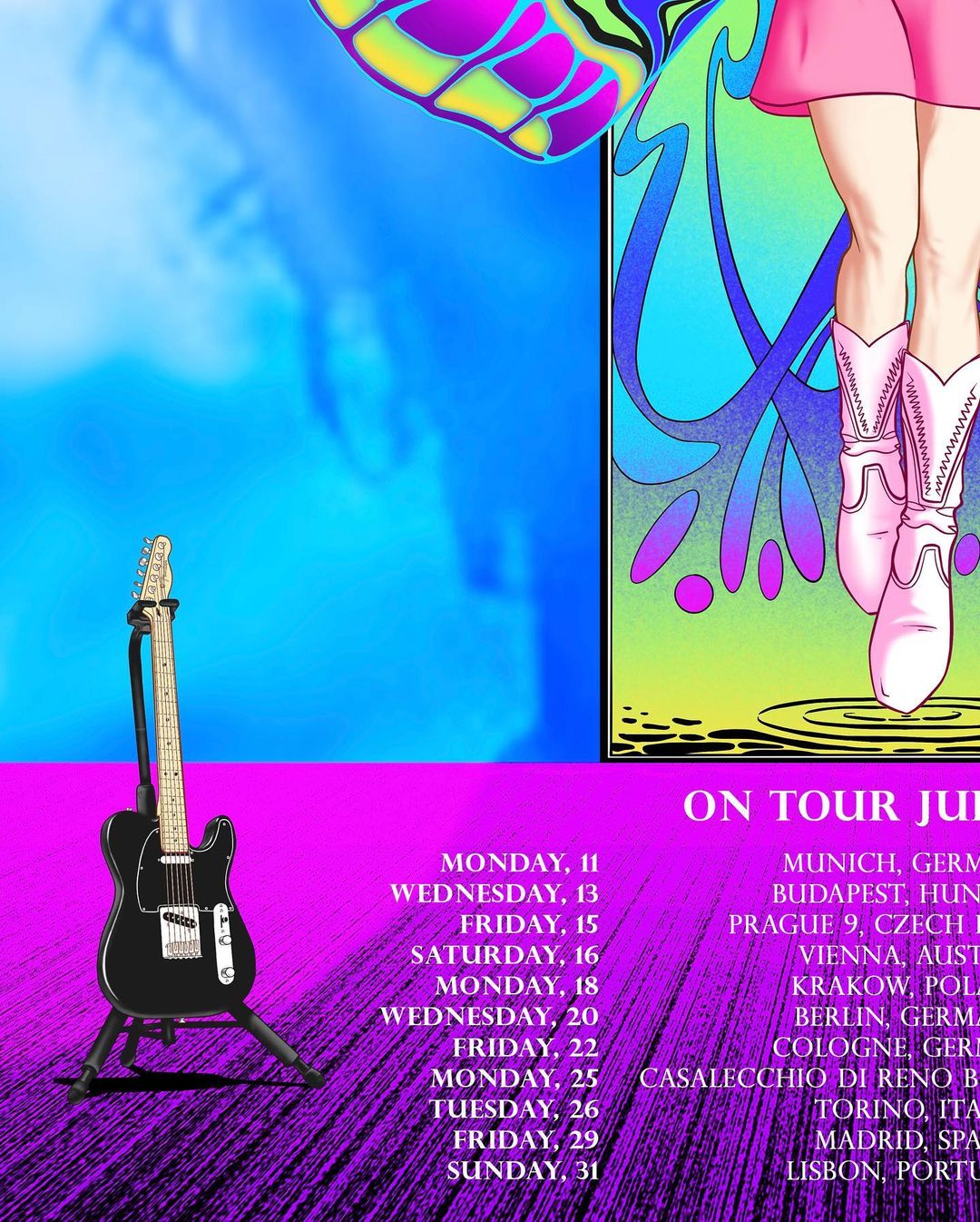 Poster Wolf Alice On Tour July 2022 | Poster By Fikrimenot