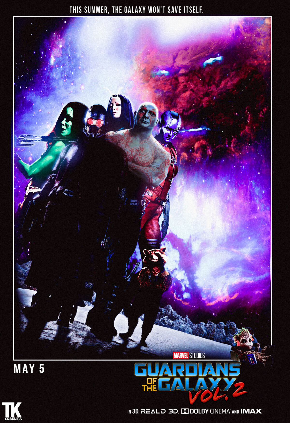 Guardians Of The Galaxy Vol 2 | Poster By Tkgraphics