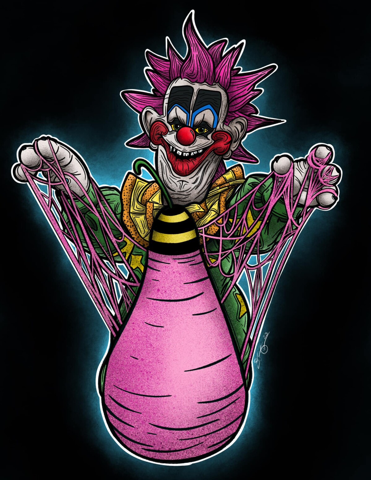 Killer Klowns From Outer Space Art