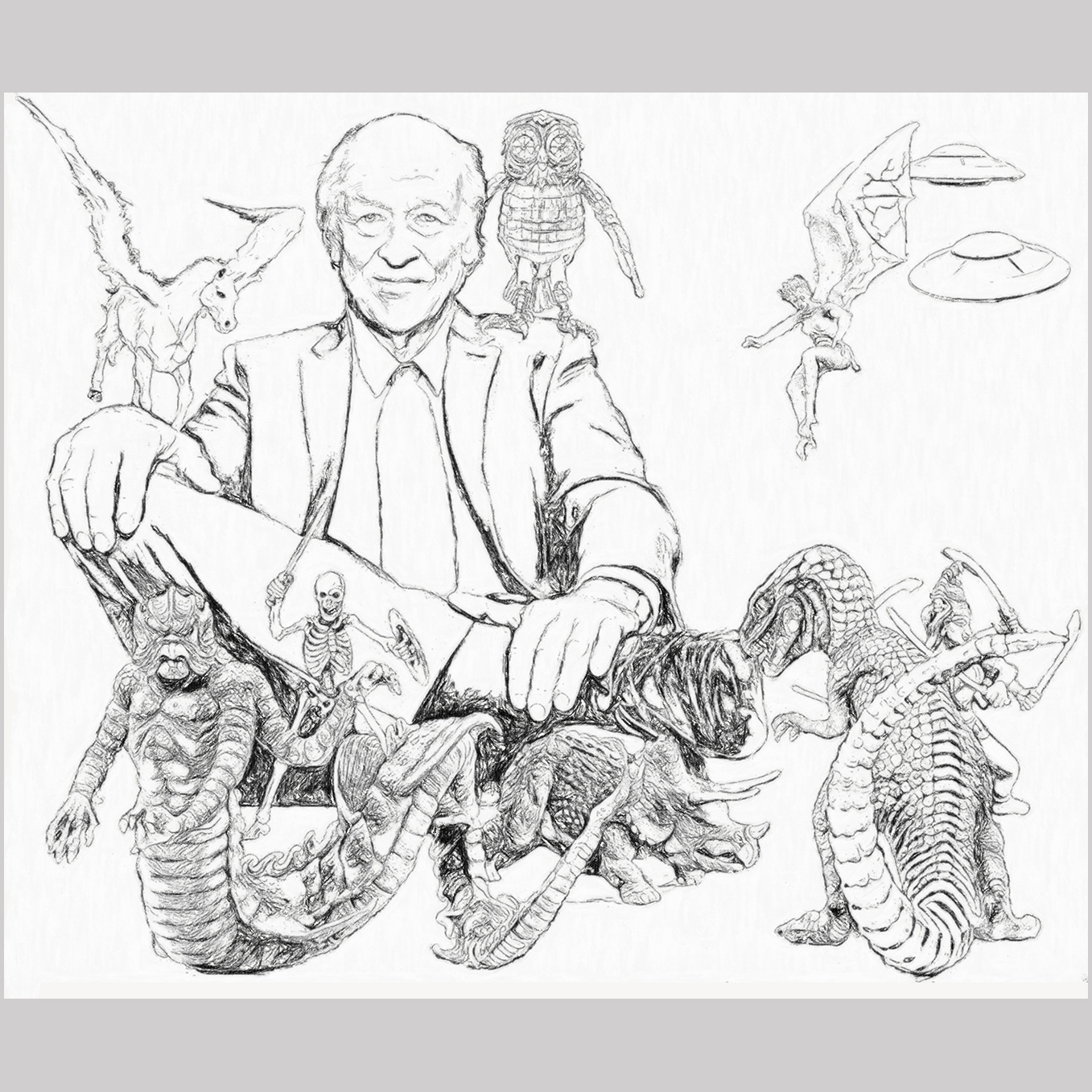 Ray Harryhausen | Poster By NikosBogris