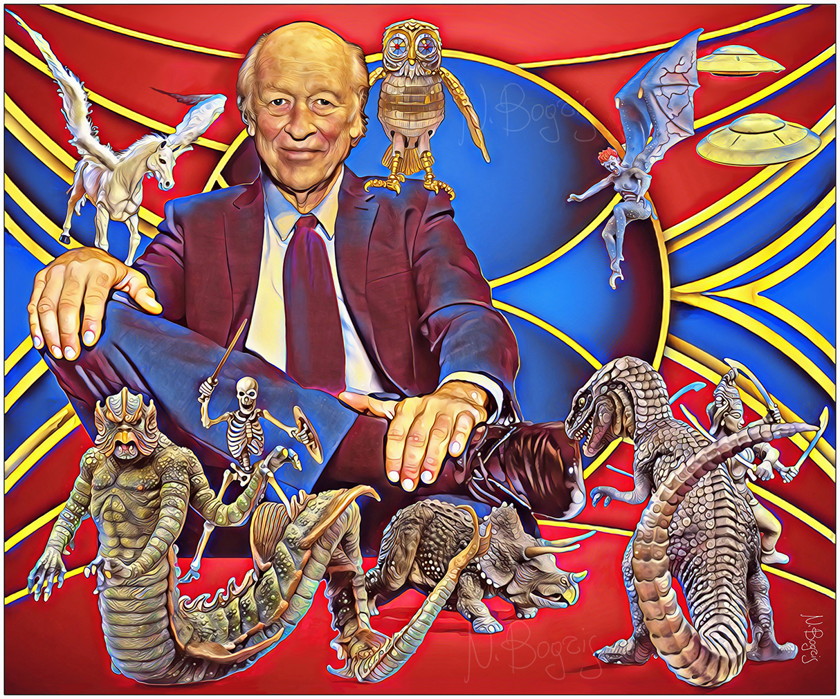 Ray Harryhausen | Poster By NikosBogris