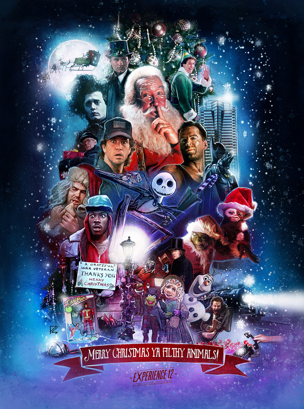 Create A Pop Culture Christmas Calendar For Experience12 | PosterSpy