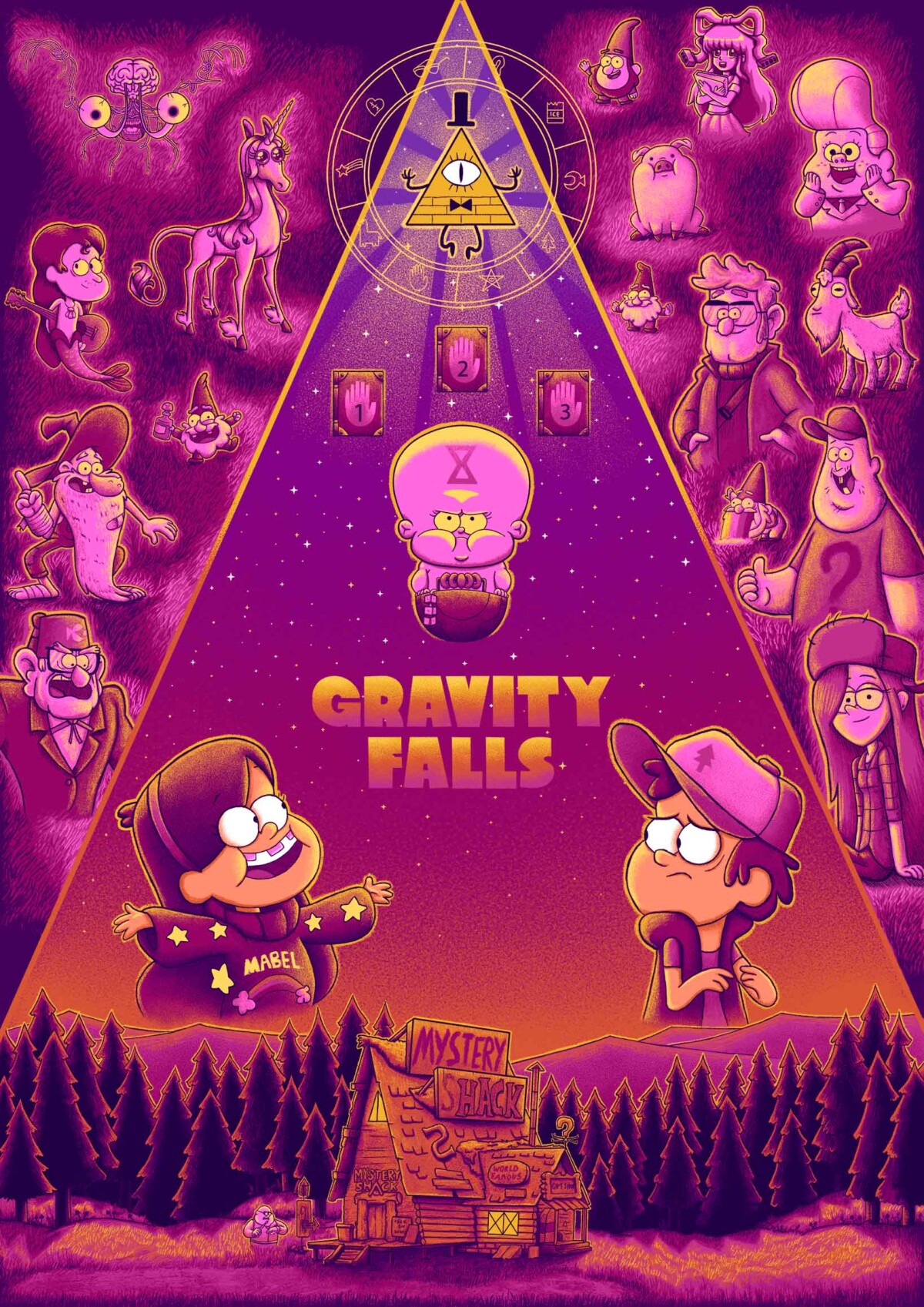 Gravity Falls Alternative Poster | Poster By Bealexandria