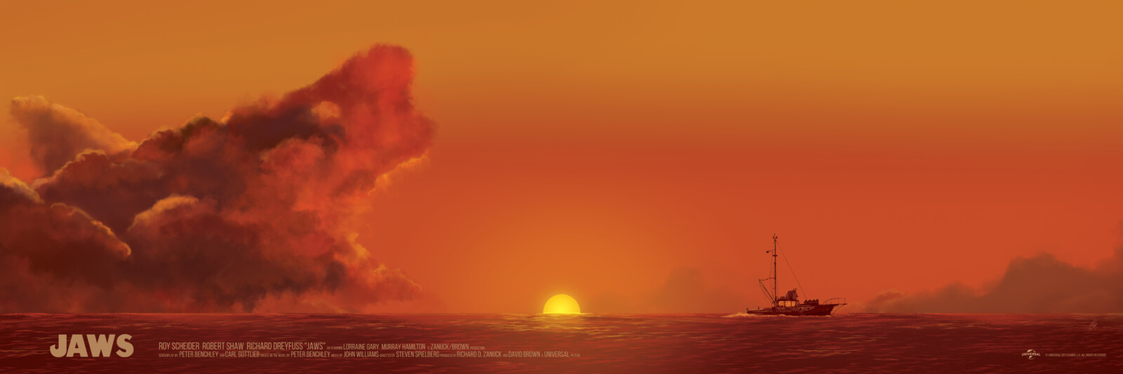 Jaws | Poster By Neil Fraser Graphics