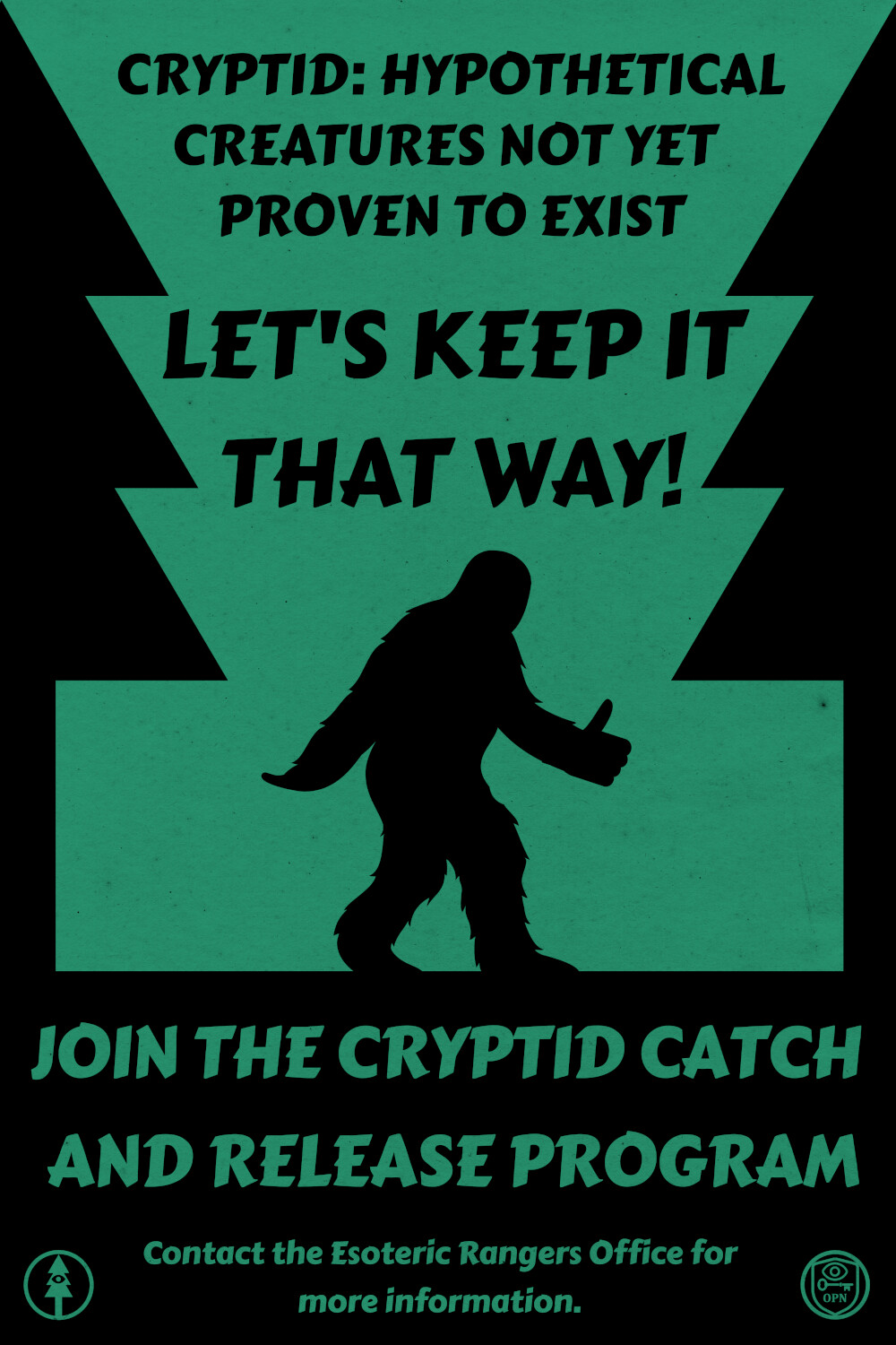 Cryptid Catch And Release - Office For The Preservation Of Normalcy ...