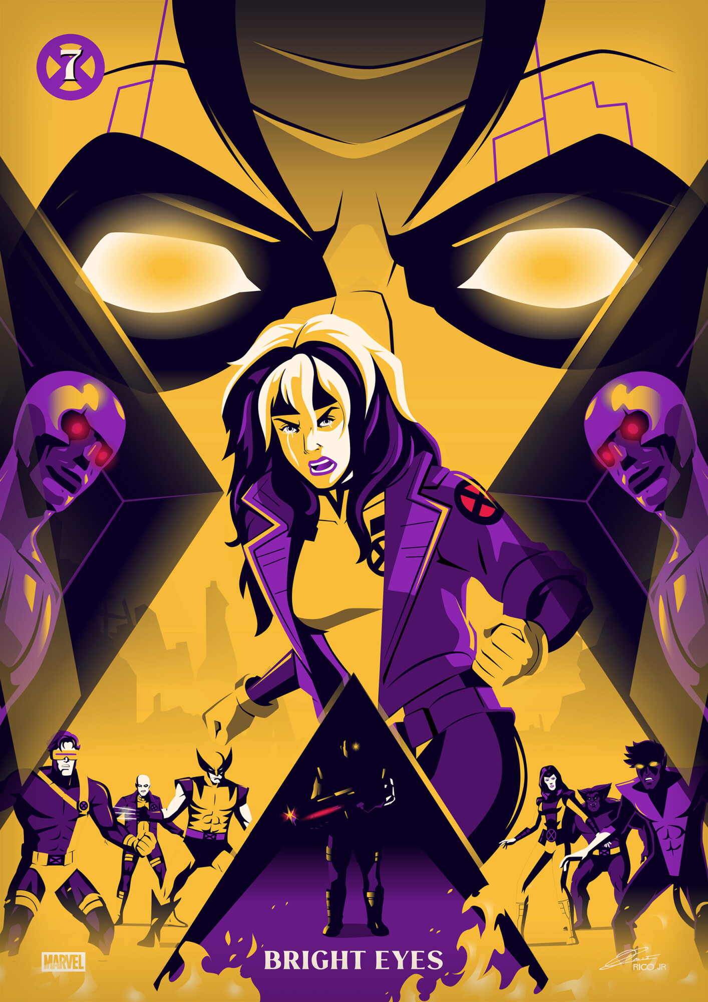 Marvel X-MEN 97 Ep 7 Poster Art | Poster By Rico Jr