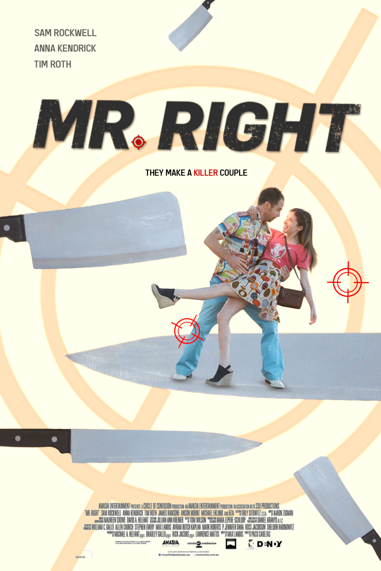 Mr.Right ( 2015 ) | Poster By Designsuperhero