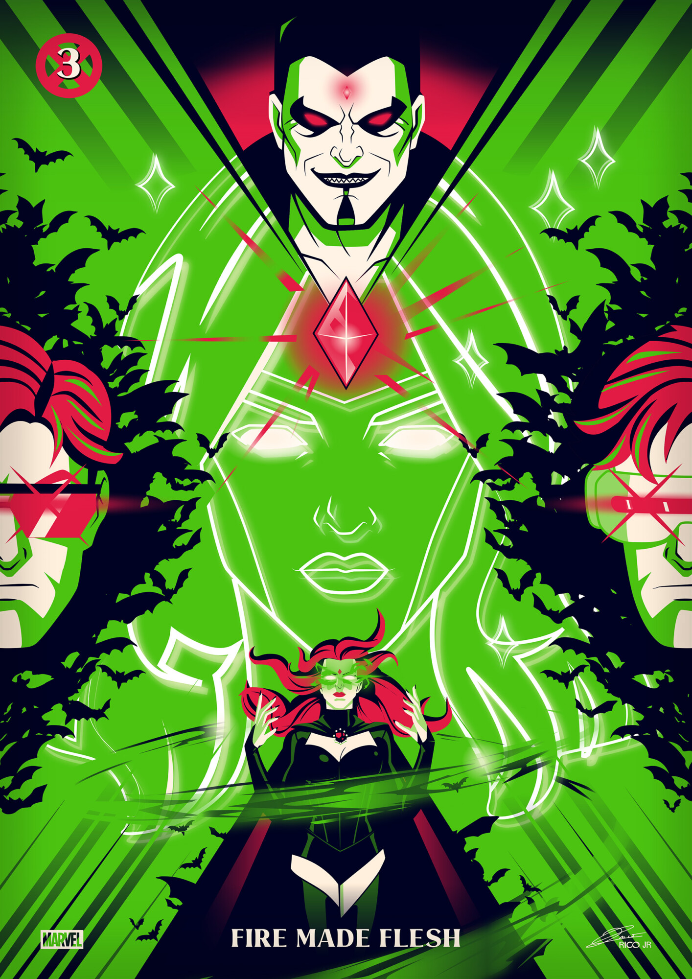 Marvel X-MEN 97 Ep 3 Poster Art | Poster By Rico Jr