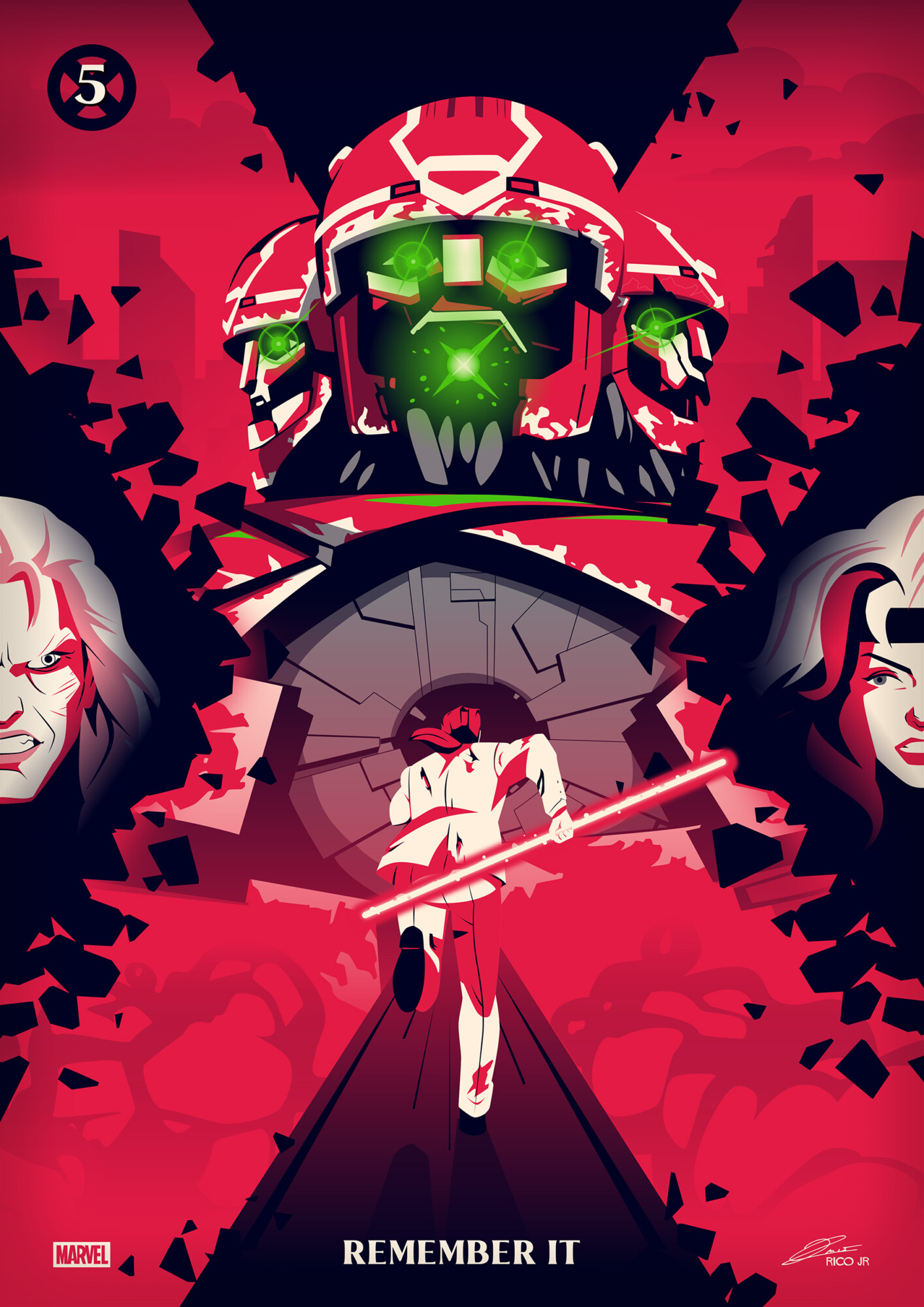 Marvel X-MEN 97 Ep 5 Poster Art | Poster By Rico Jr