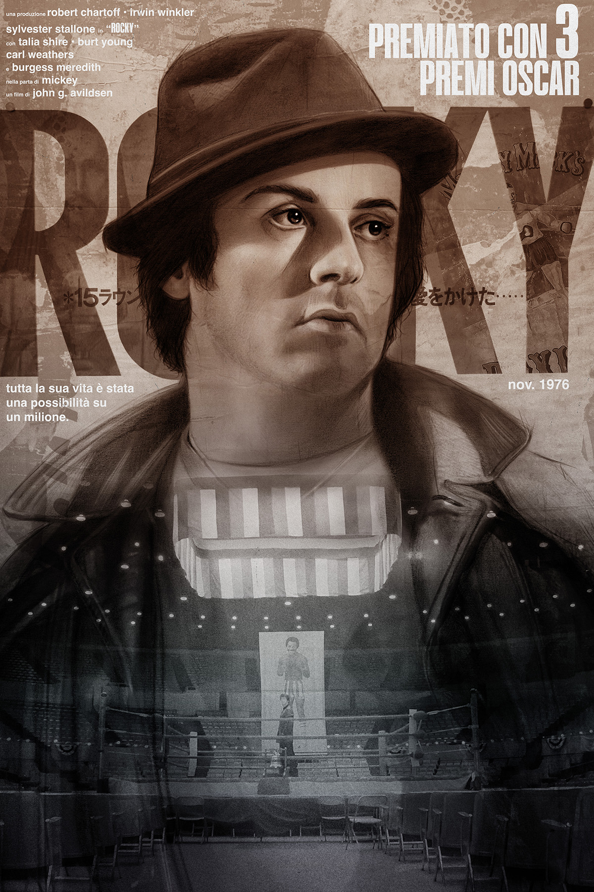Poster Di Sylvester Stallone Rocky 1 Becoming Rocky: The Birth Of A